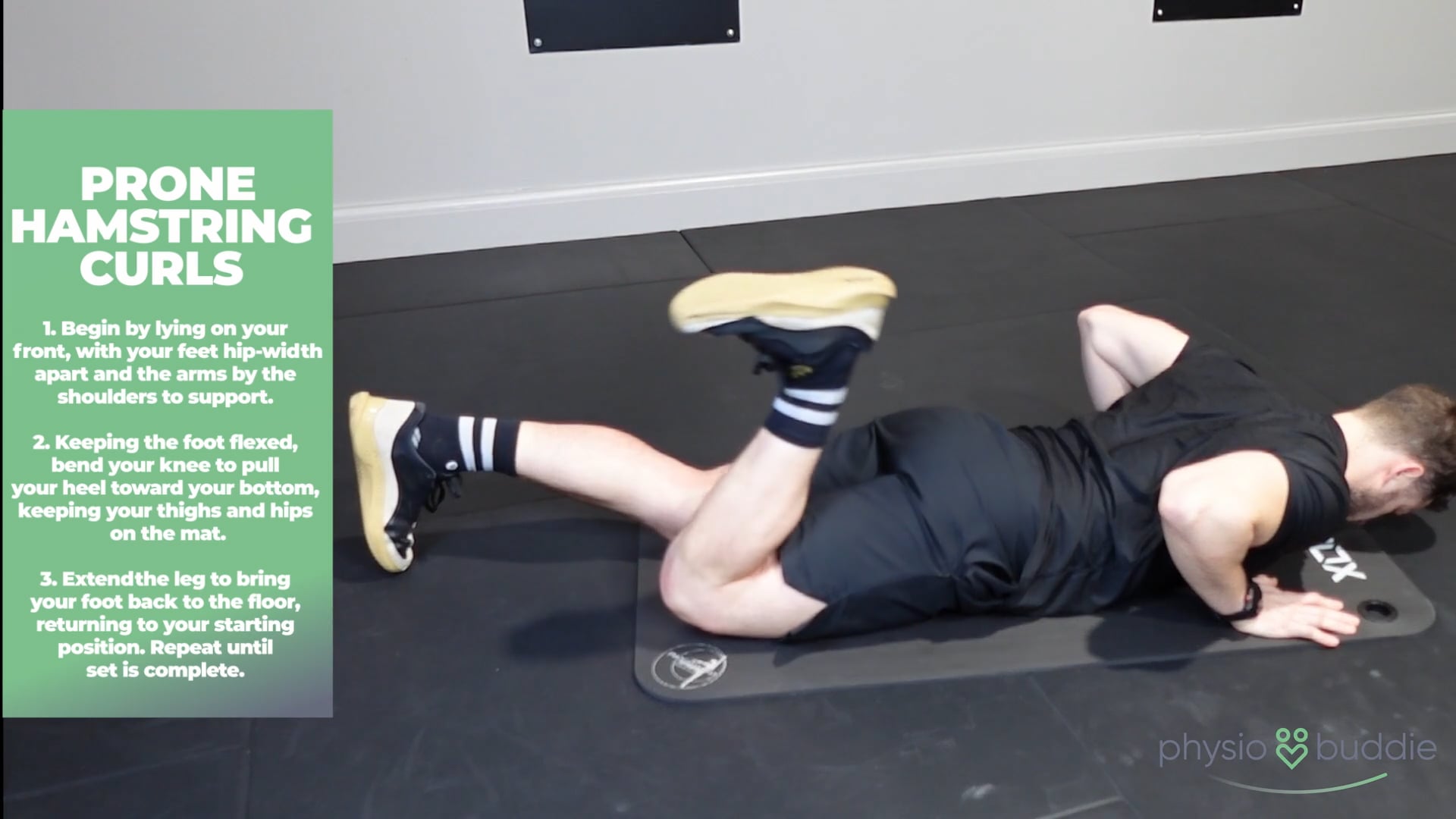 Prone hamstring curls.mov on Vimeo