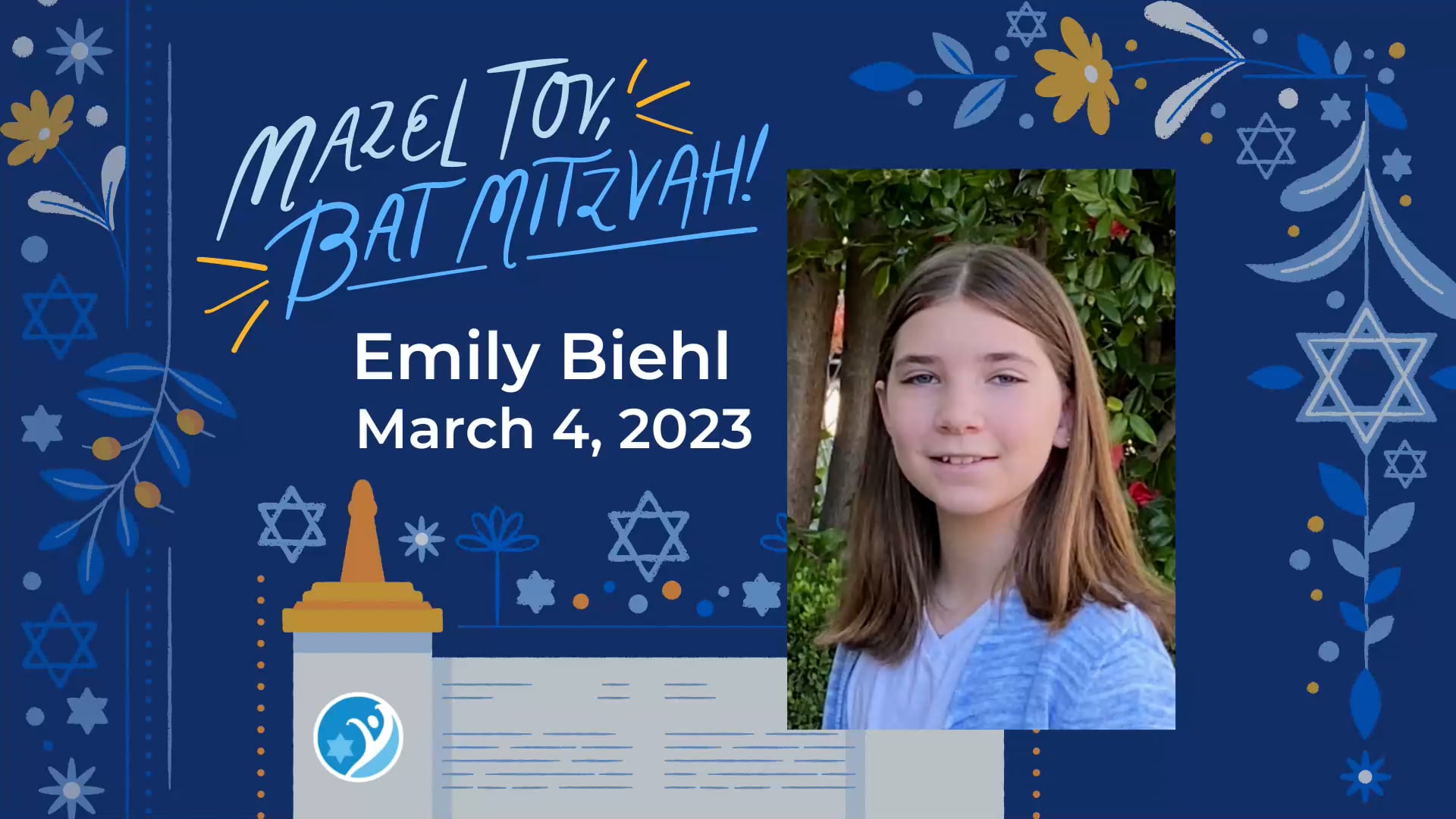 Emily Biehl Bat Mitzvah on Vimeo