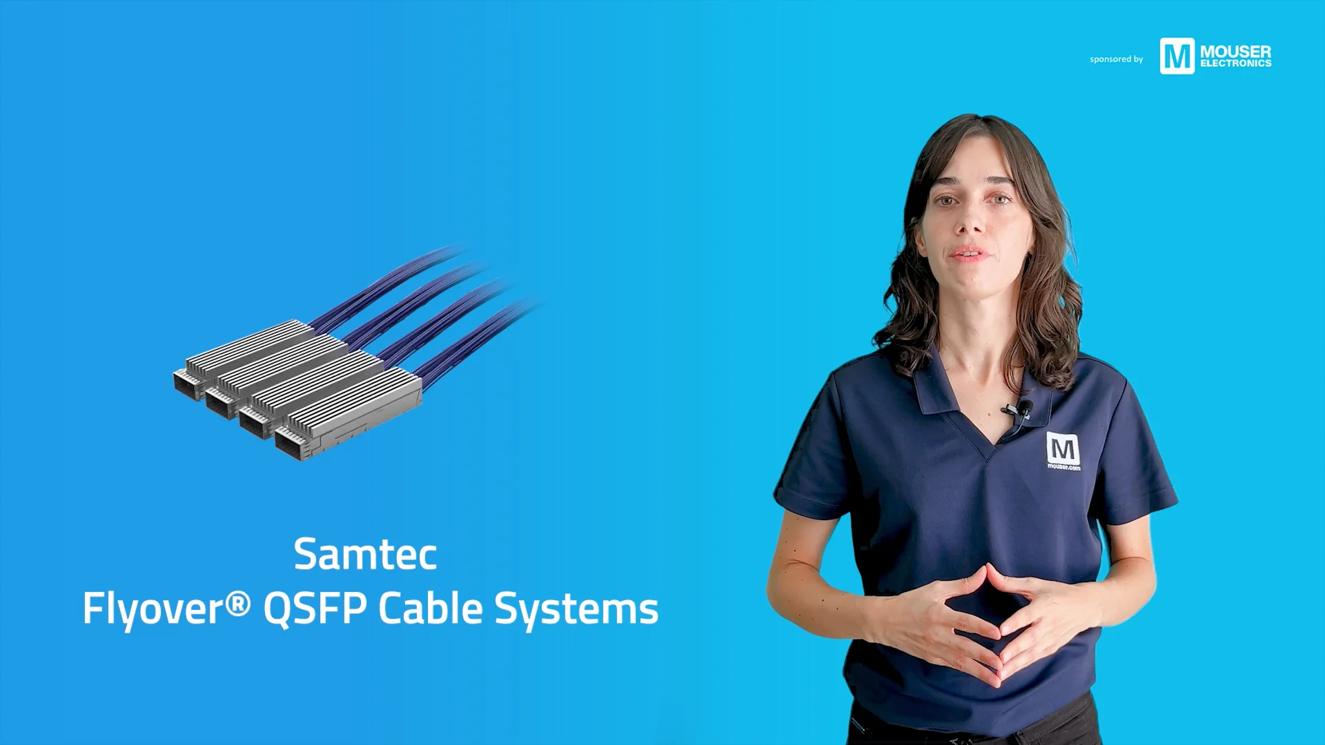 Mouser Electronics - Samtec Flyover QSFP Cable Systems on Vimeo