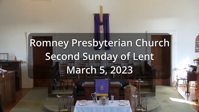 Romney Presbyterian Church – Come in to be Filled, Go out to Serve!