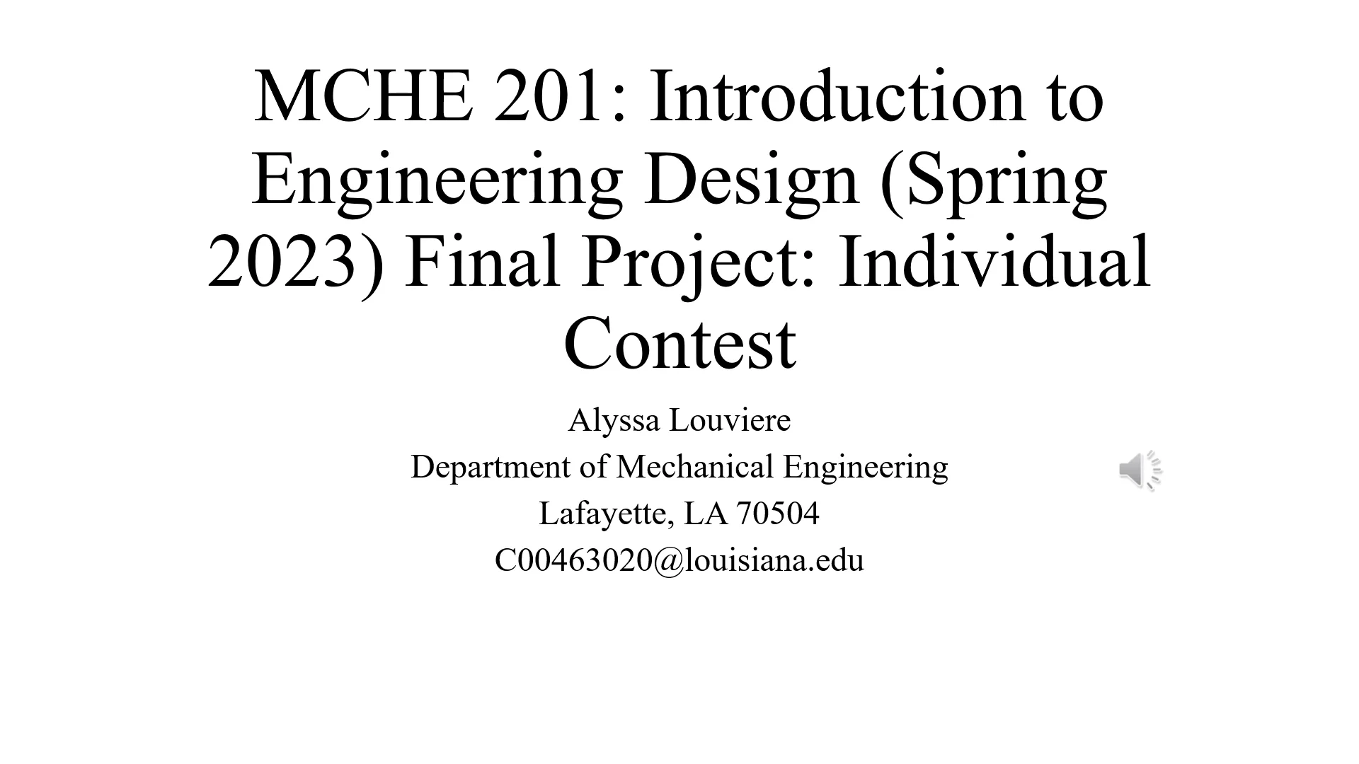 Individual Project MCHE 201 vid.mp4 on Vimeo