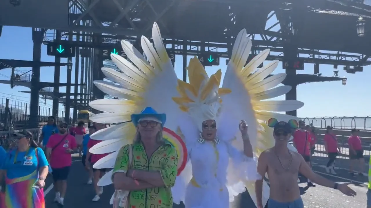Sydney World Pride Bridge Walk 2023 on Vimeo