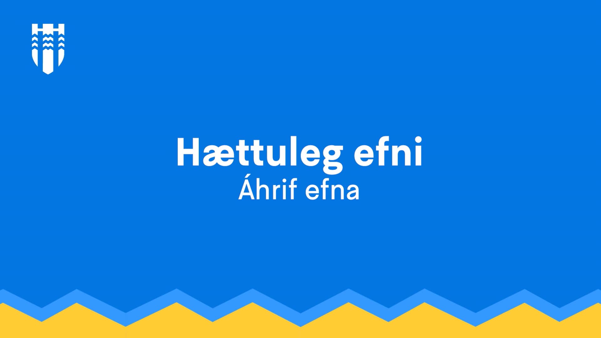 Hættuleg efni 2 - Áhrif efna on Vimeo