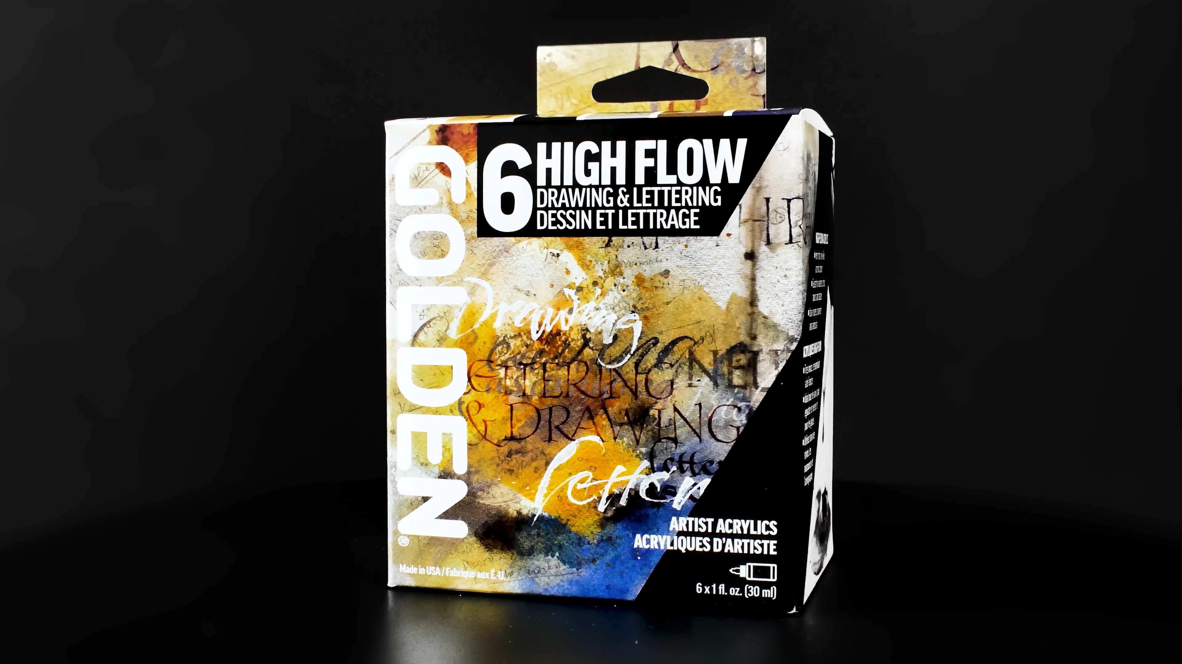 Golden High Flow Acrylic Drawing and Lettering Set on Vimeo