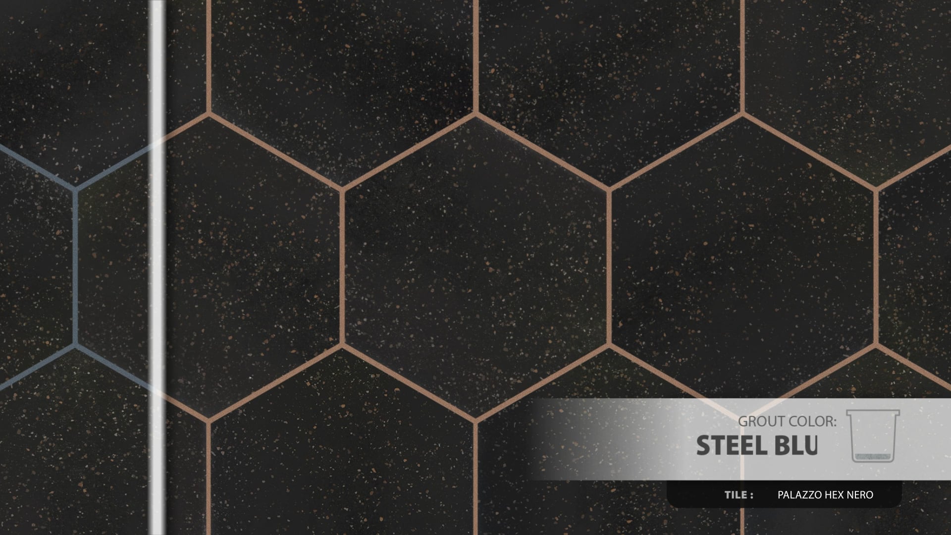 Palazzo Hex Nero Porcelain Floor and Wall Tile - Contemporary - Wall ...
