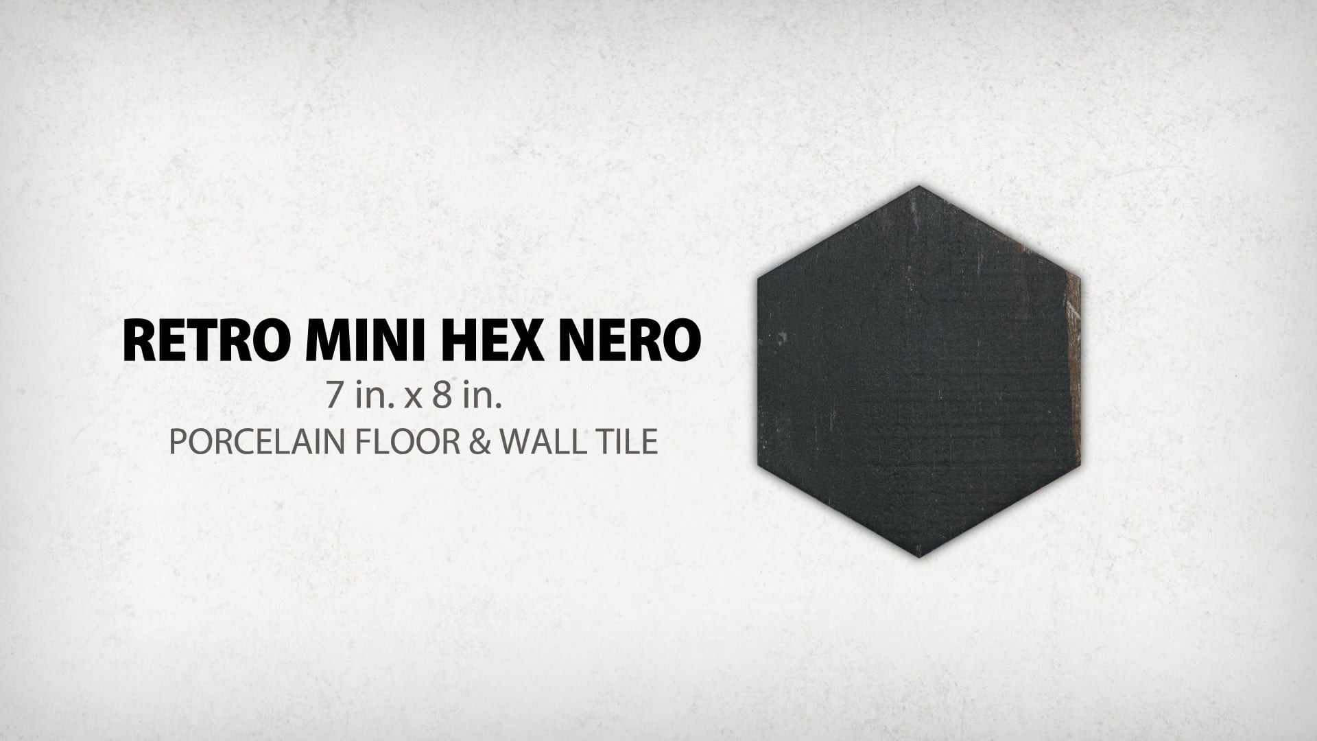 Retro Mini Hex 7" x 8" Porcelain Floor and Wall Tile - Farmhouse - Wall ...