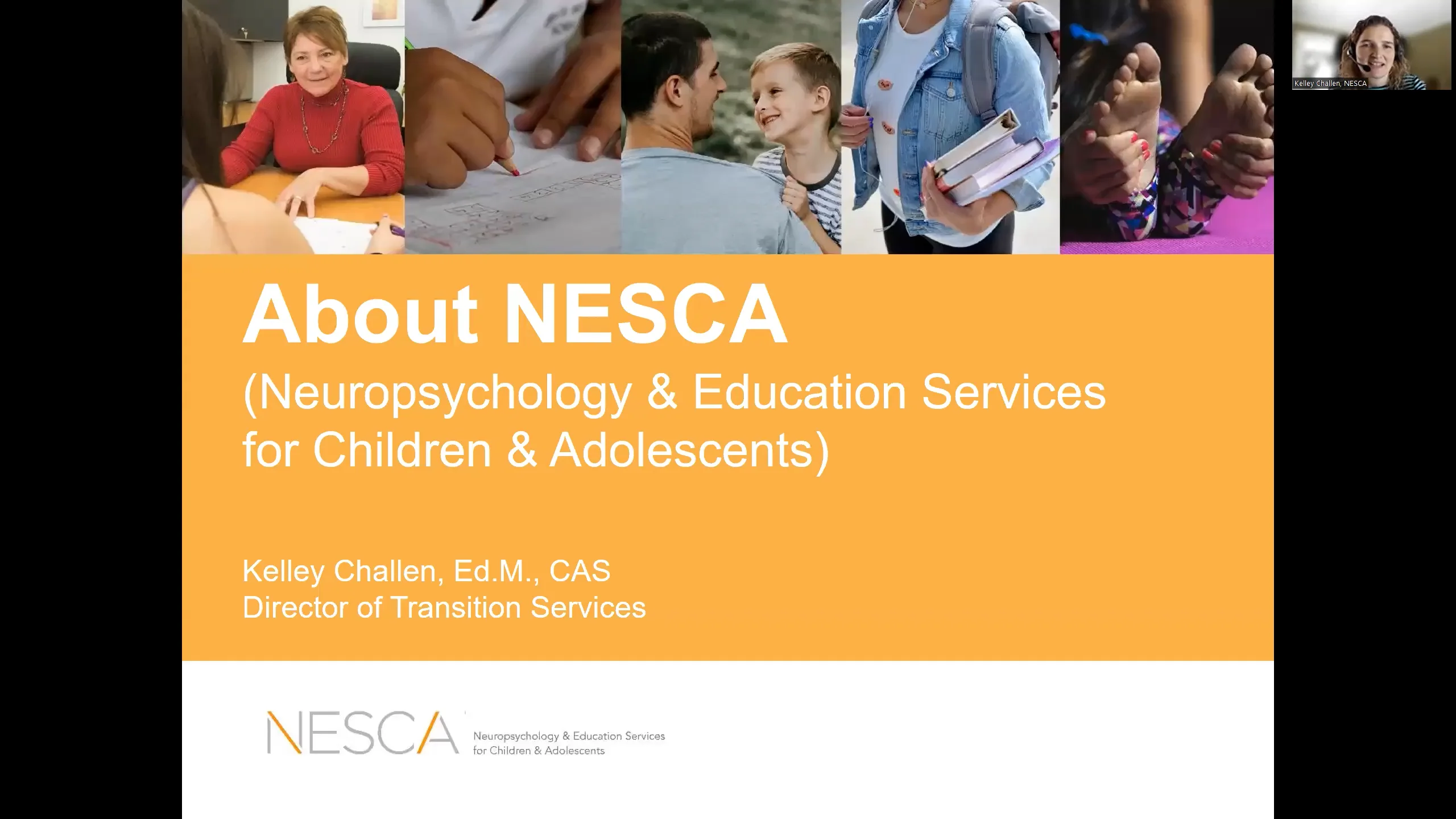 About NESCA Presented by Kelley Challen, Ed.M., CAS, Director of Transition Services on Vimeo