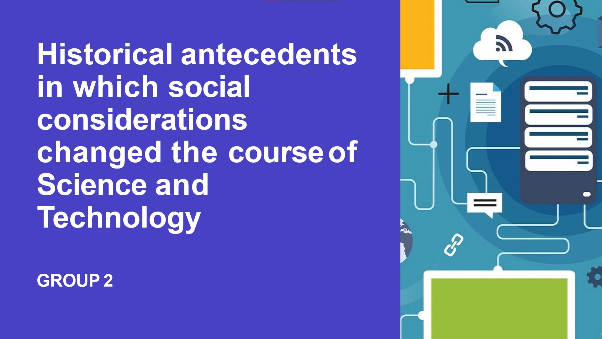 Historical antecedents in which social considerations changed the ...