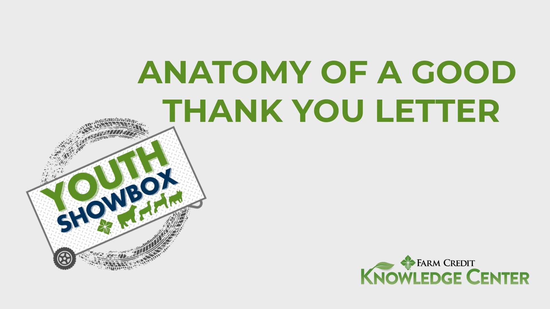 Anatomy of a Good Thank You Letter on Vimeo