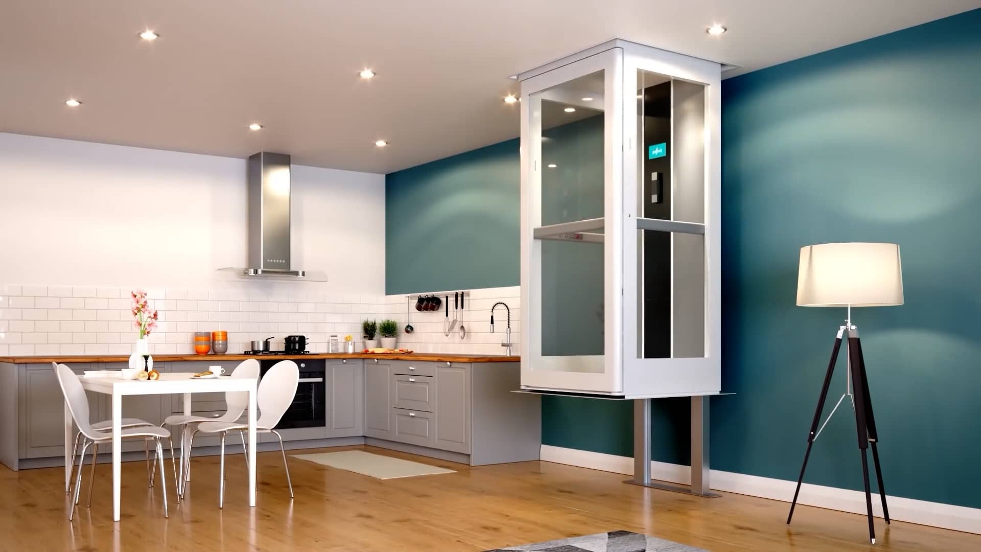 Homelifts by Cambridge Elevating | Animation of Our Shaftless Elevator on Vimeo