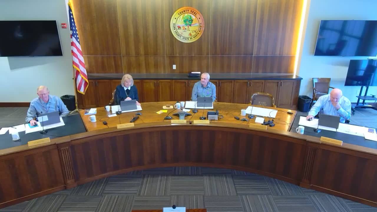 03.07.2023 Ward County Commissioners Meeting: Start time 9:00AM ...