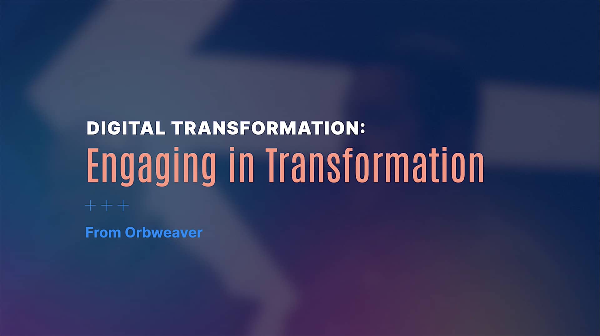Digital Transformation: Engaging in Transformation on Vimeo