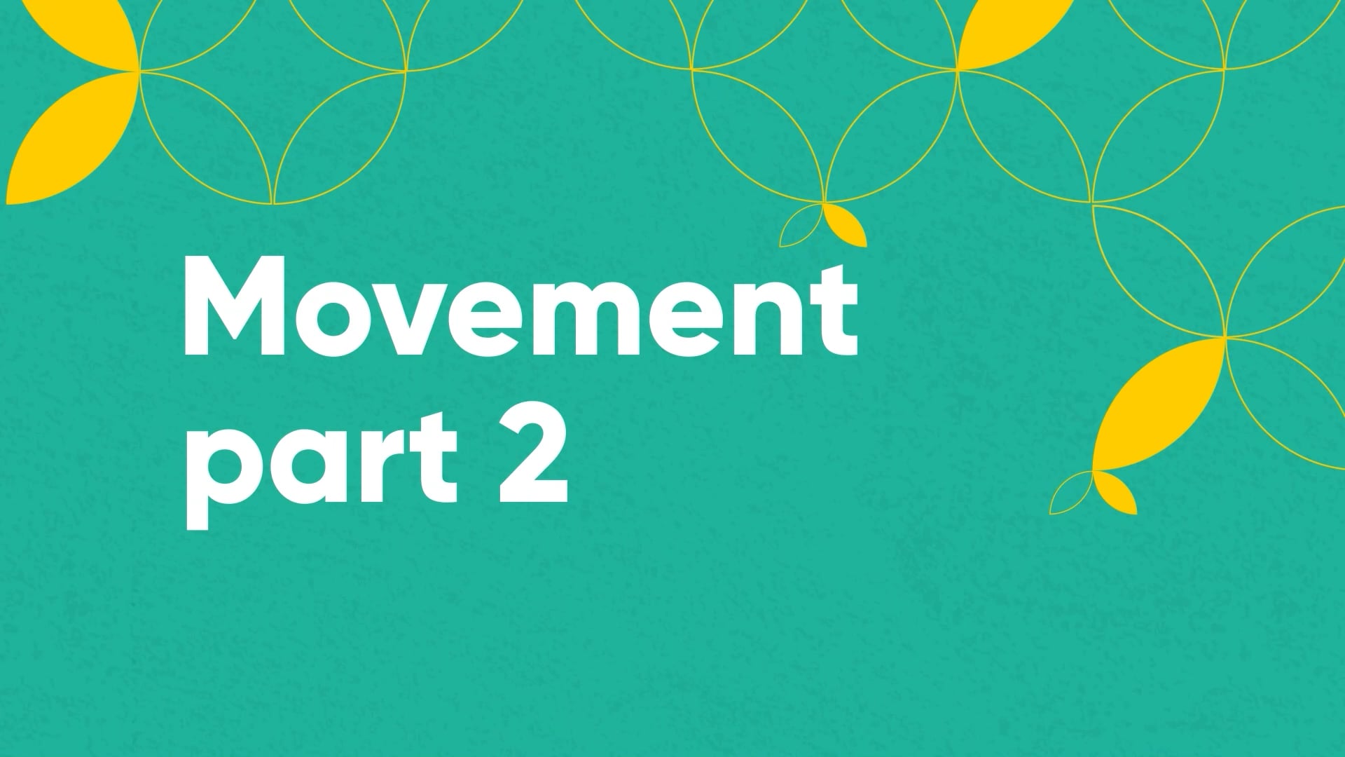 Session Nineteen - Movement: part two on Vimeo