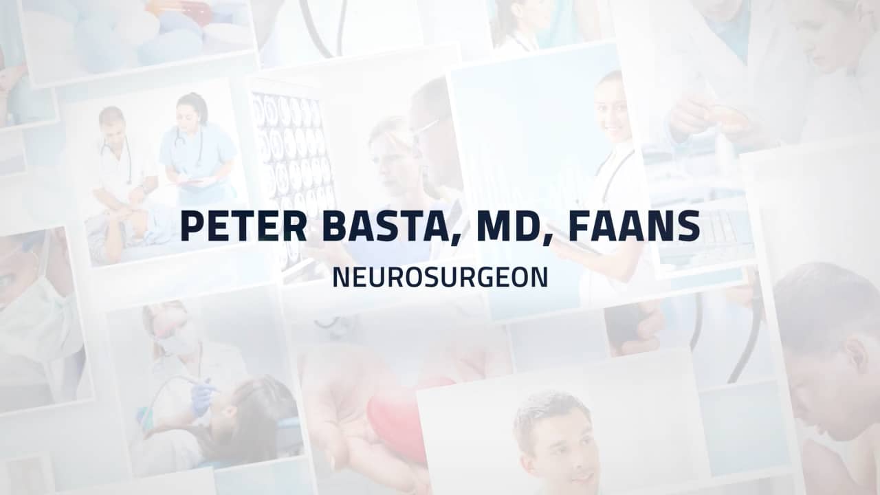 Meet Peter Basta, MD, FAANS on Vimeo