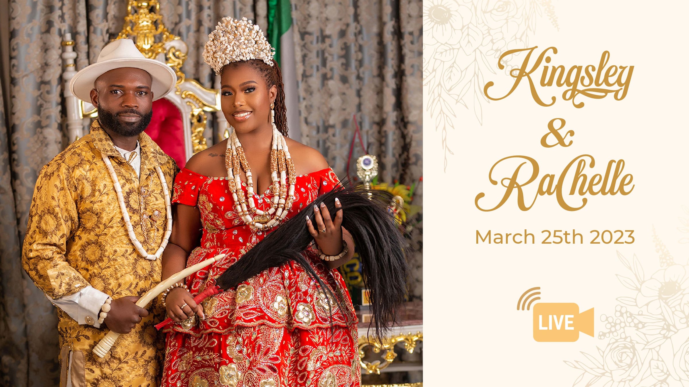 Kingsley & RaChelle Wedding Ceremony on Vimeo