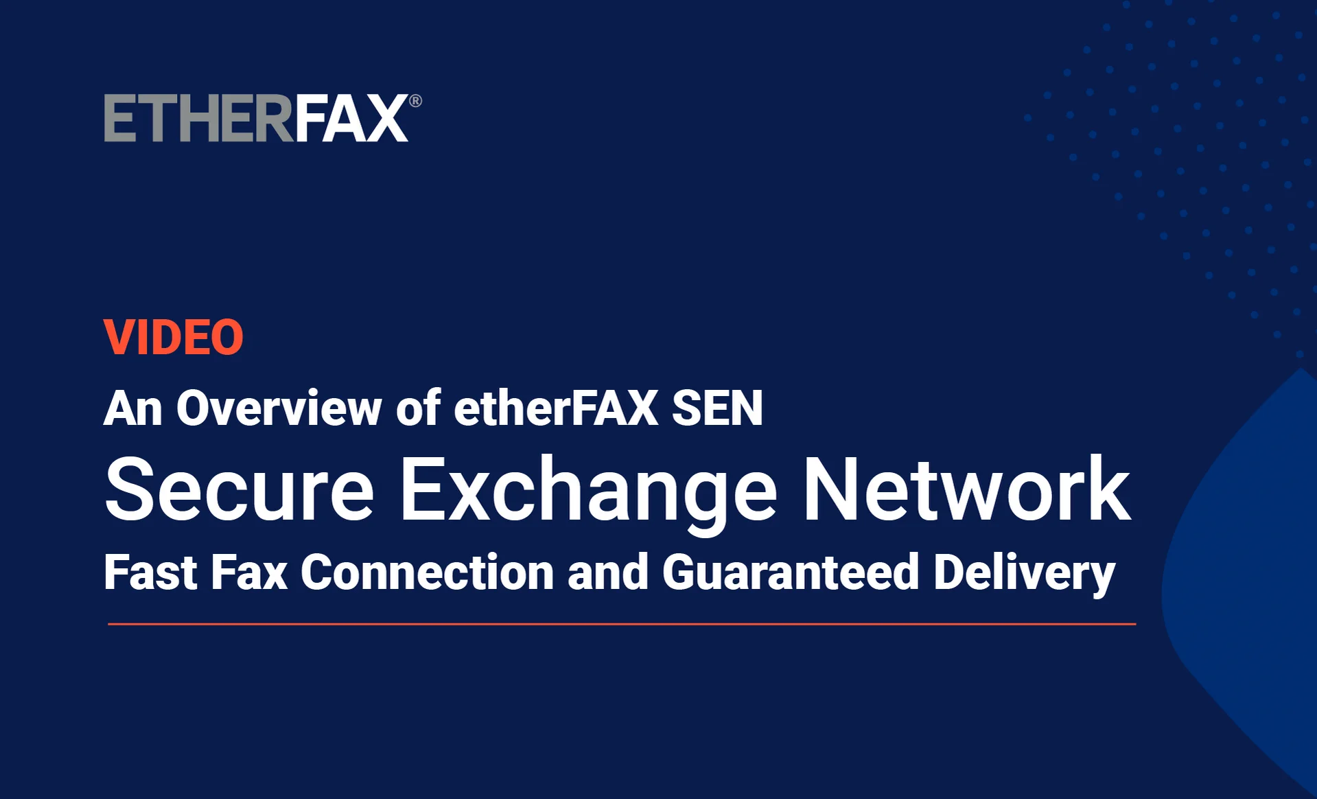 etherFAX- Secure Exchange Network (SEN) on Vimeo
