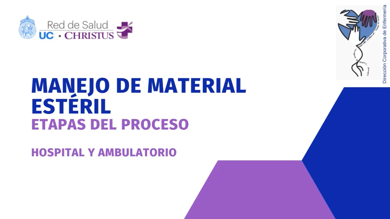 Manejo material estéril