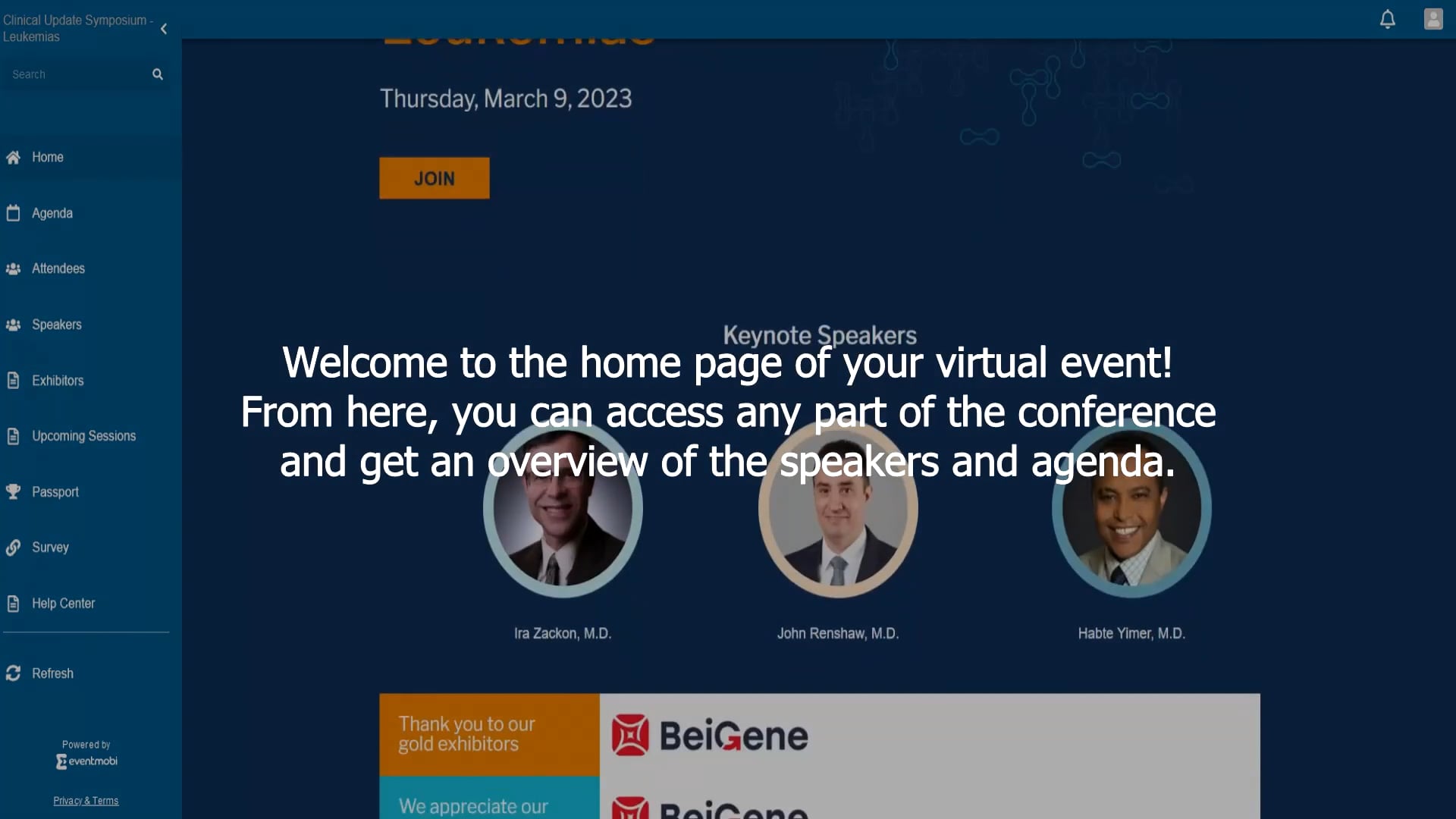 Clinical Update Symposium Platform Tutorial on Vimeo