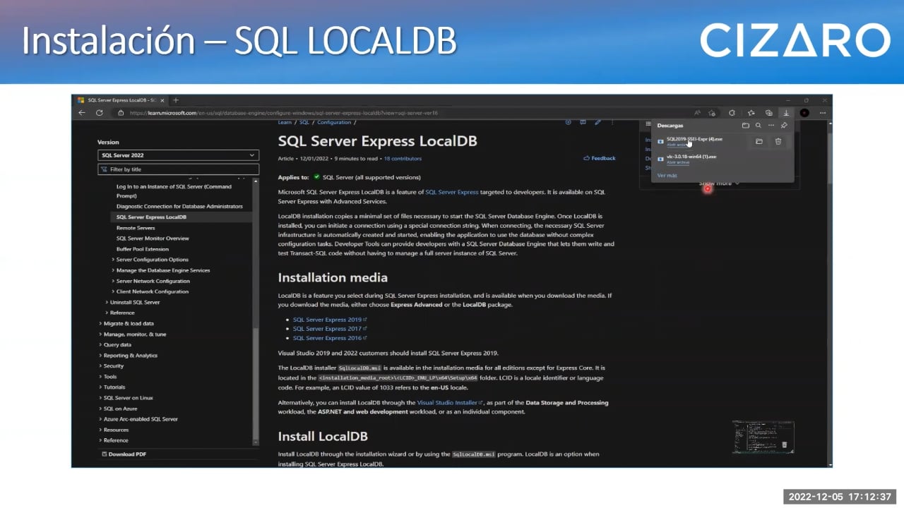 sql-localdb on Vimeo