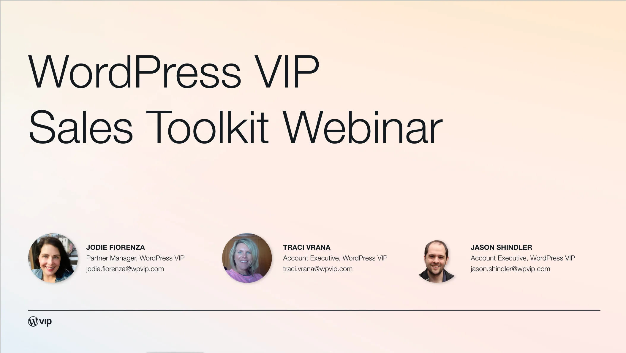 WordPress VIP Sales Toolkit Webinar on Vimeo