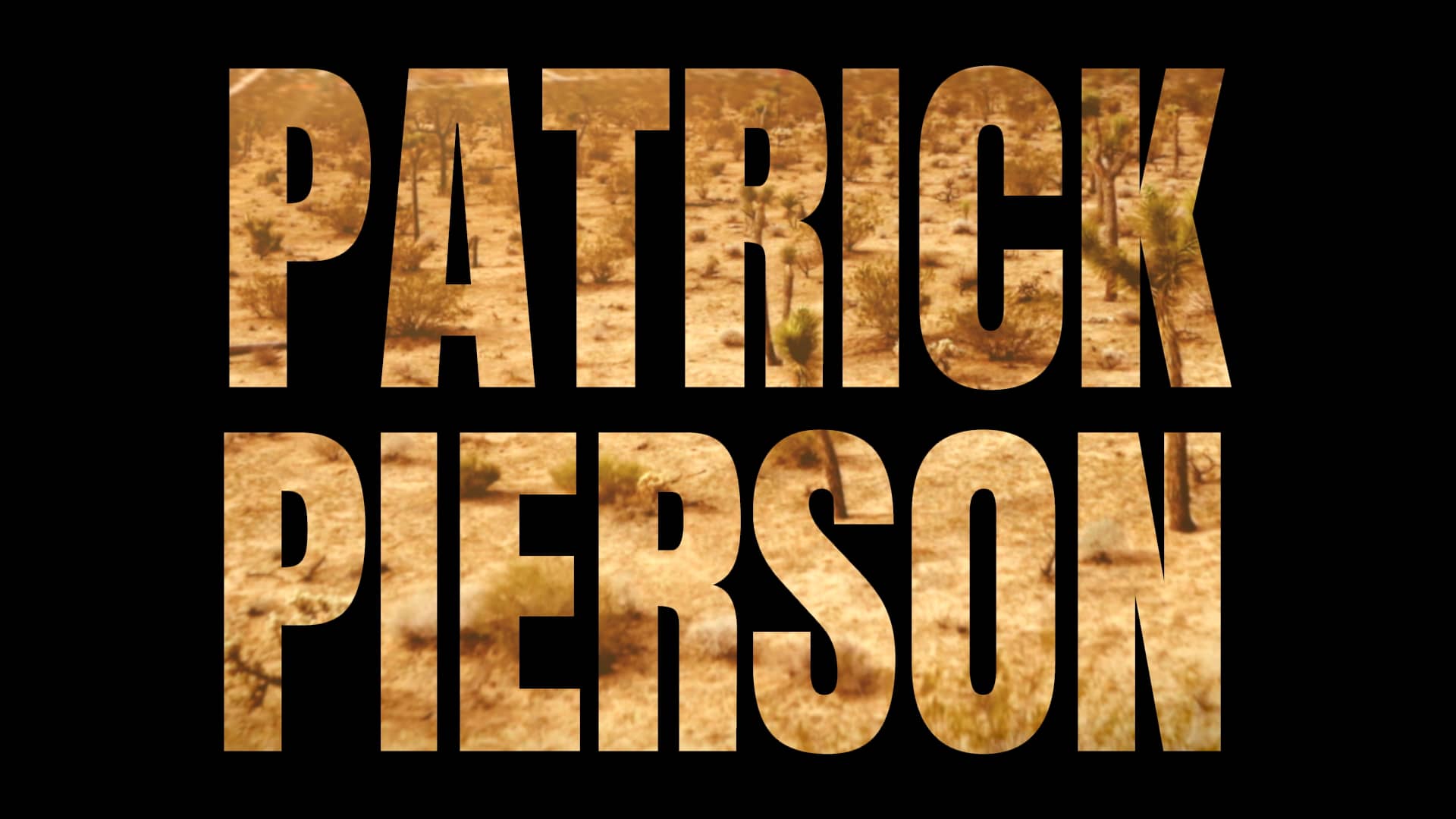 Patrick Pierson Music Video and Fashion Reel on Vimeo