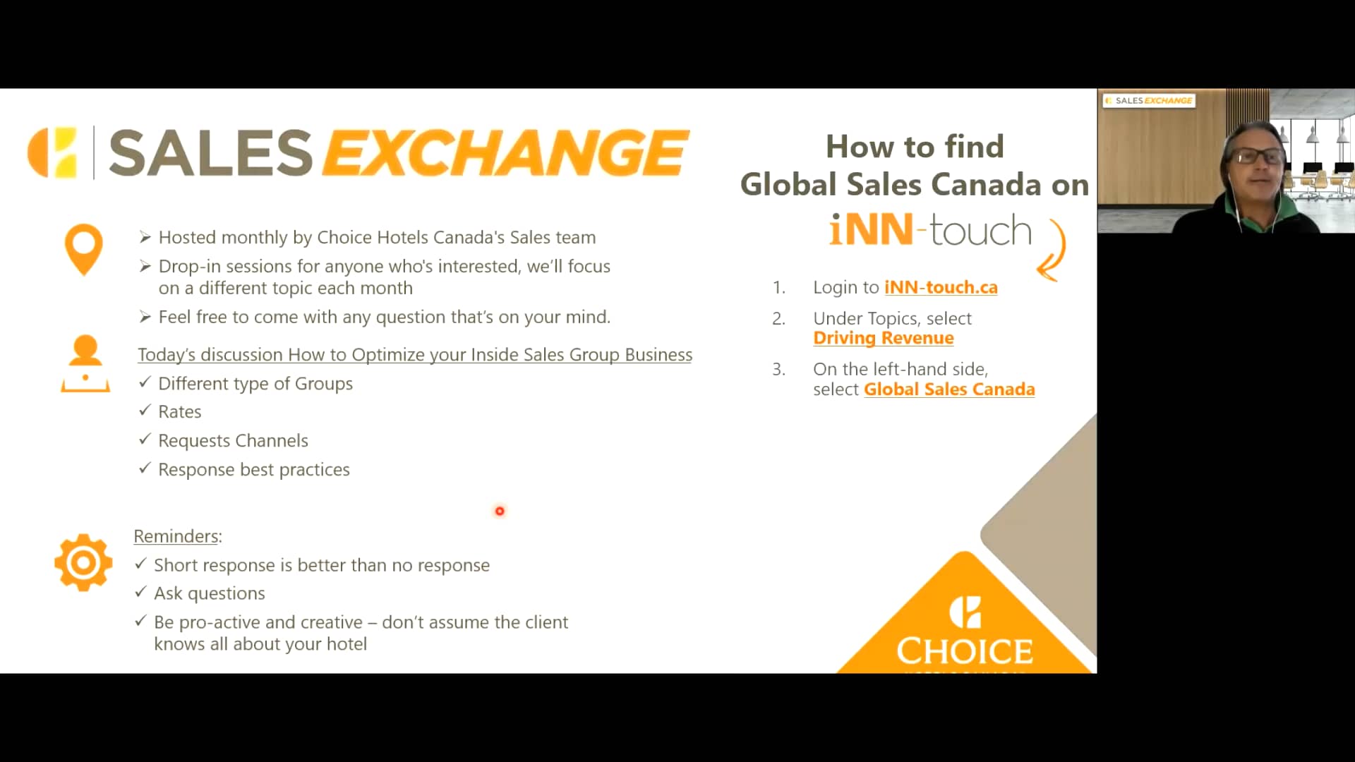 Sales Exchange - How to Optimize Your Inside Sales Group Business (Jun 2022) on Vimeo