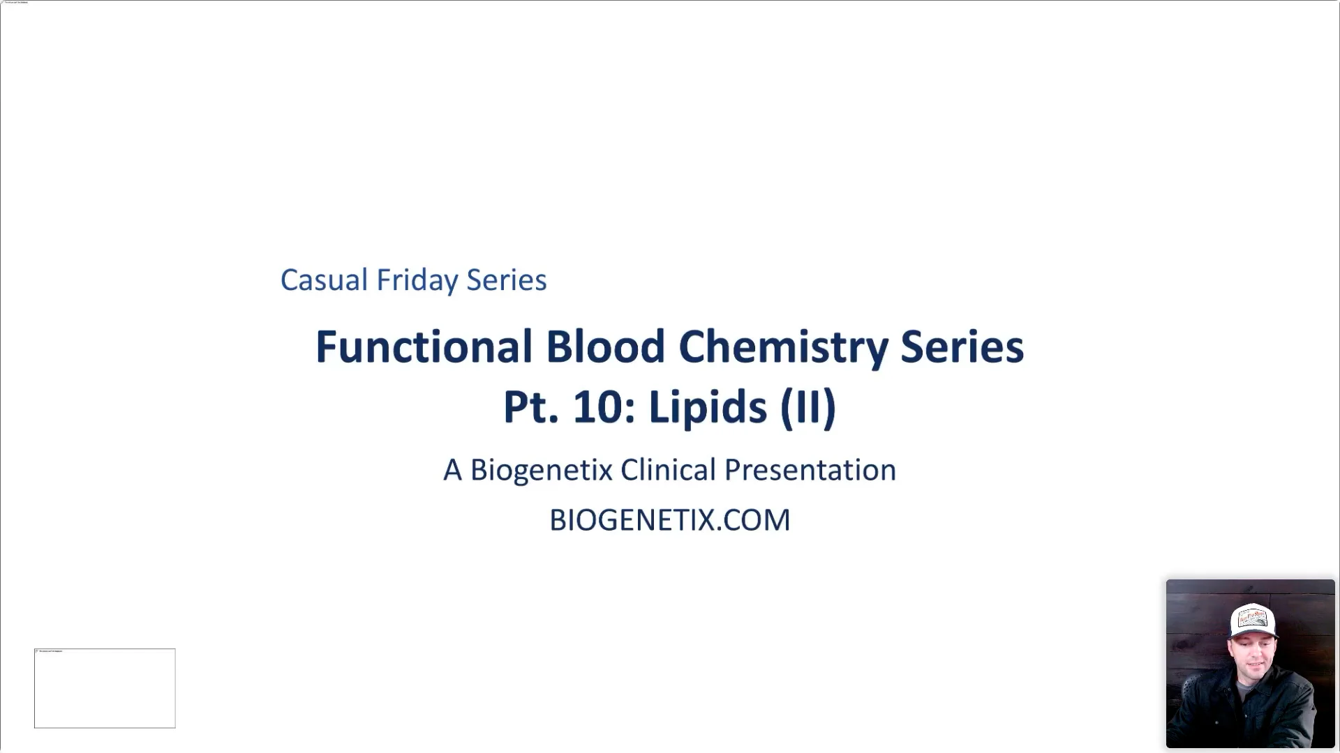 Casual Friday Week 120: Functional Blood Chemistry Part 10: Lipid ...