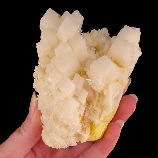 Celestine with Sulfur | Sienna, Sicily, Italy