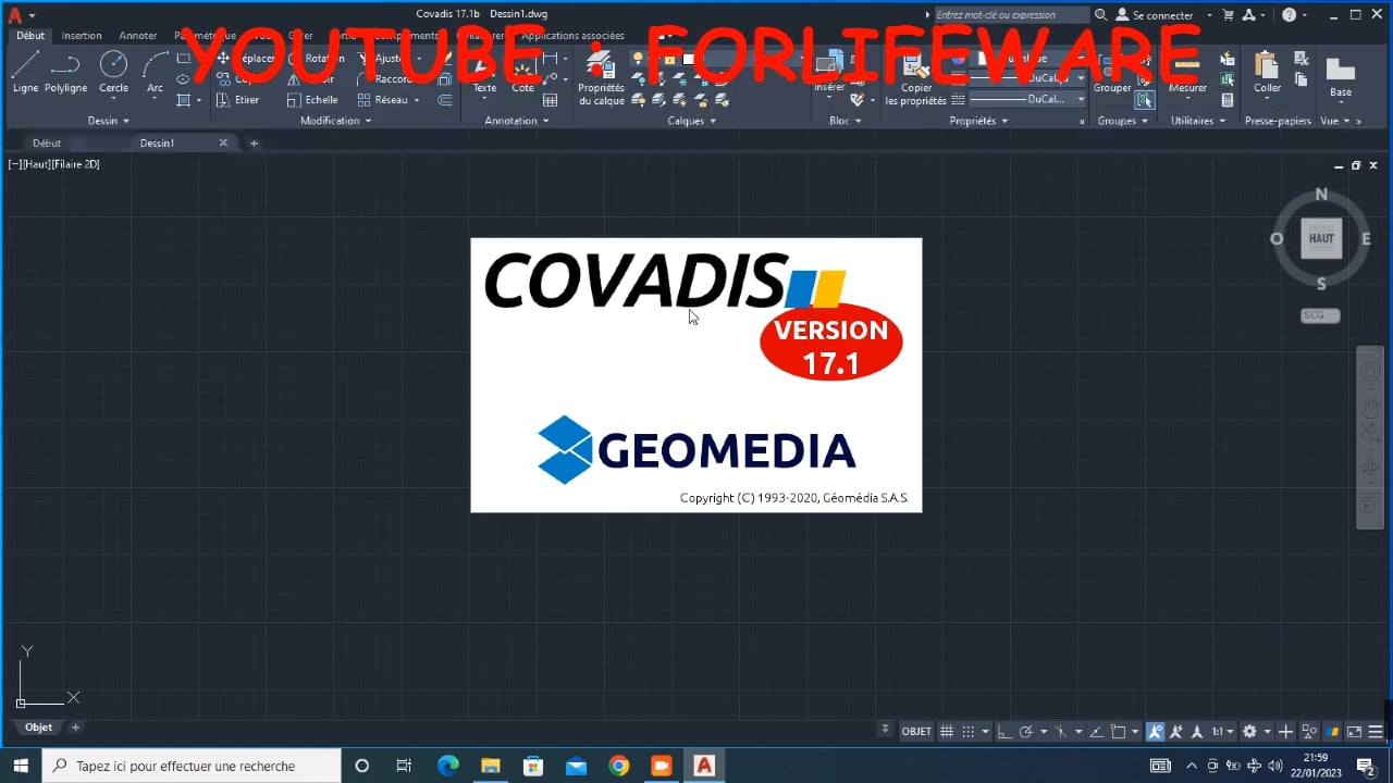 TELECHARGER ET INSTALLER COVADIS 17.1 SUR AUTOCAD 2021 + ACTIVATION A VIE on Vimeo