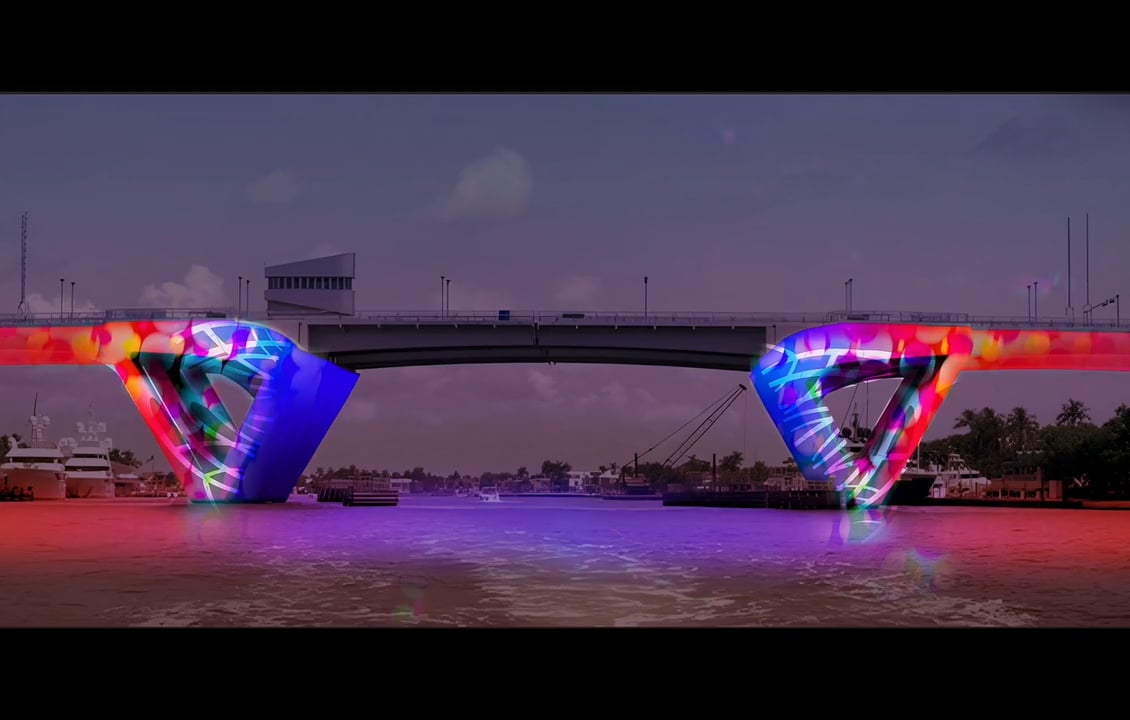 E. Clay Shaw Jr. Bridge Lighting Concept Animation on Vimeo
