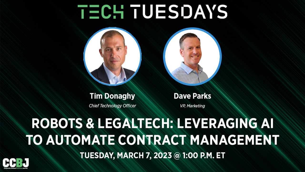 Robots And Legaltech Leveraging Ai To Automate Contract Management
