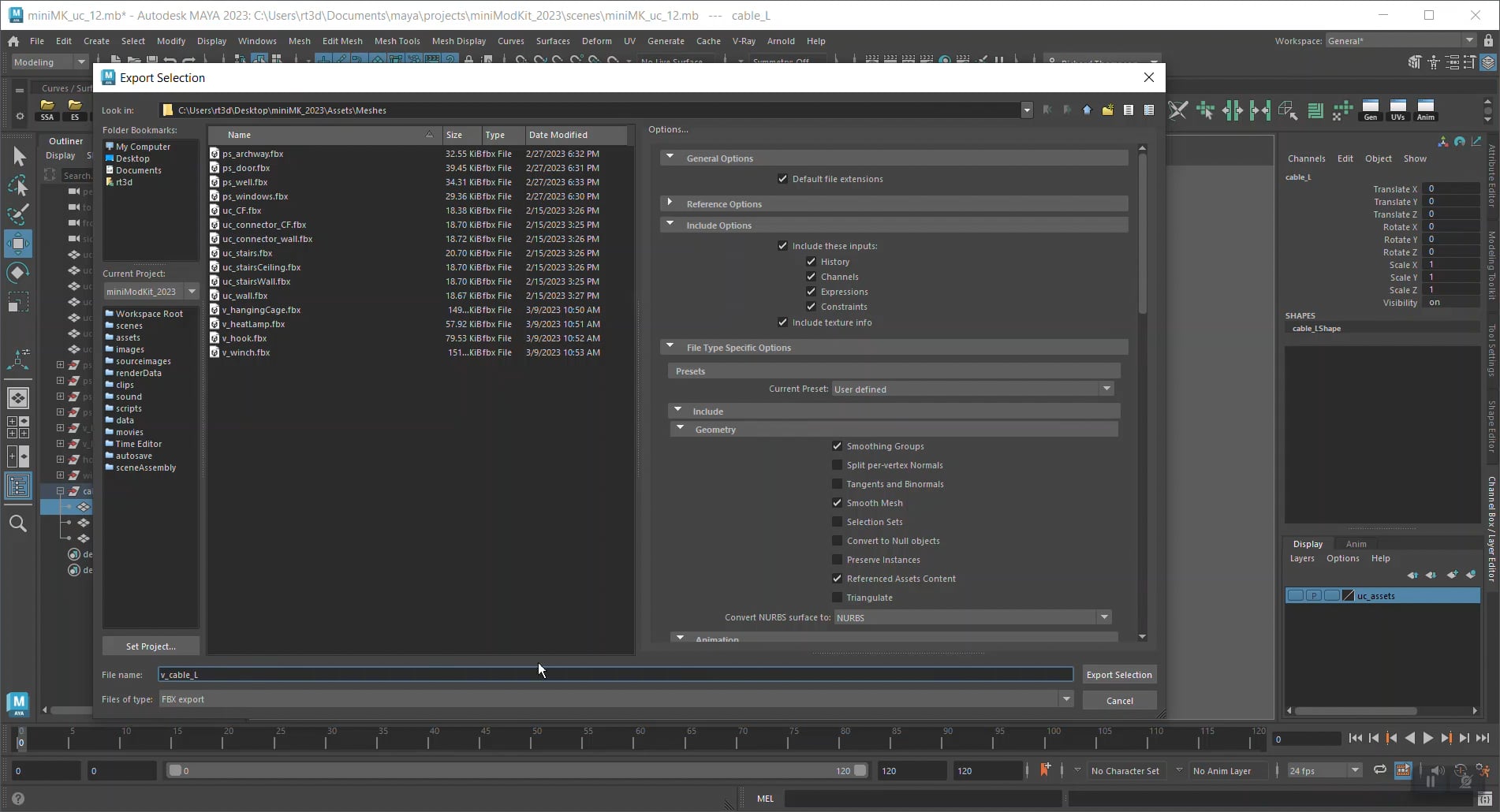 24. Exporting our variant meshes for Unity on Vimeo