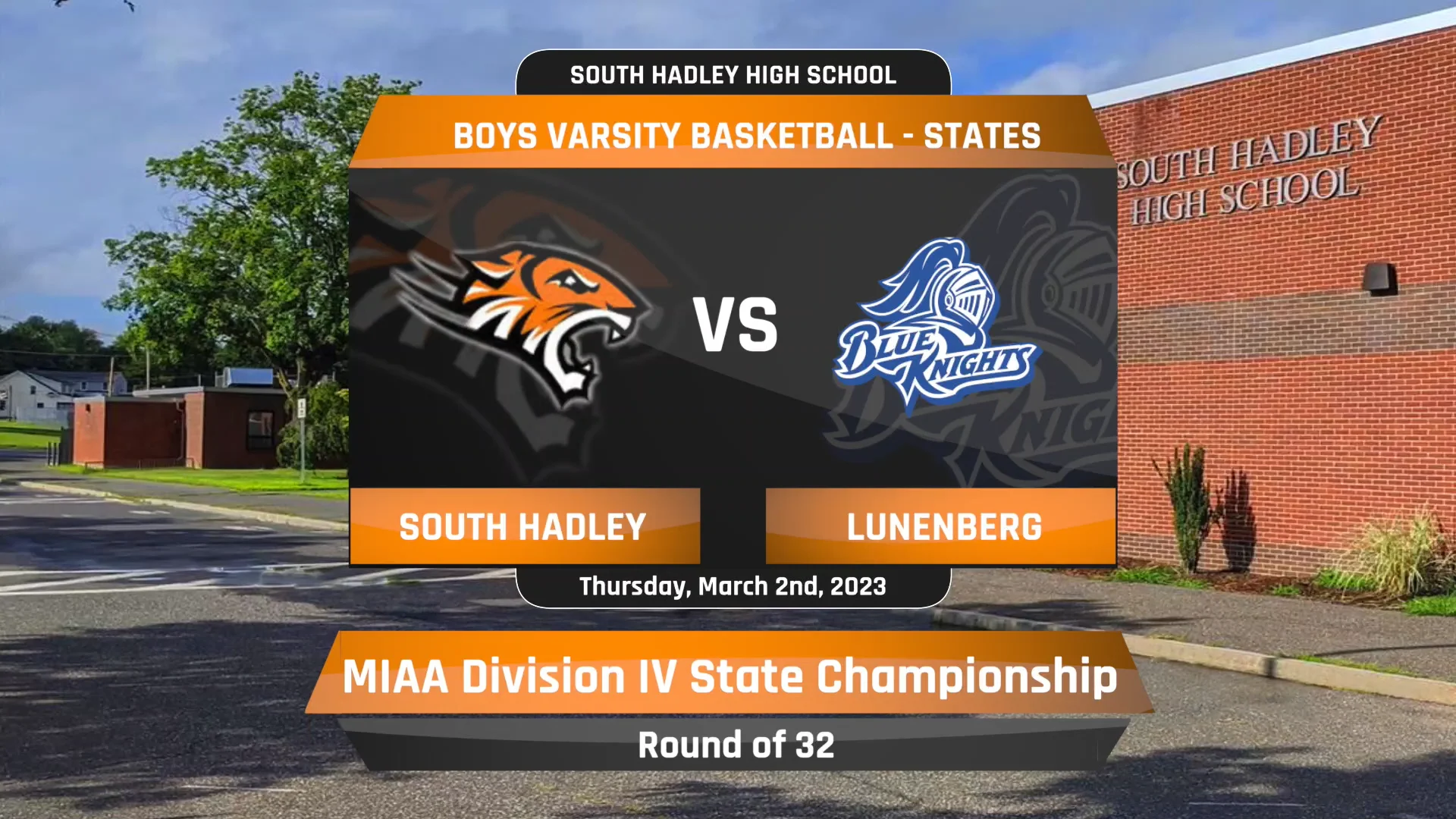 SHHS Boys BBall vs Lunenberg: 3/2/2023 Round of 32 State Championship ...