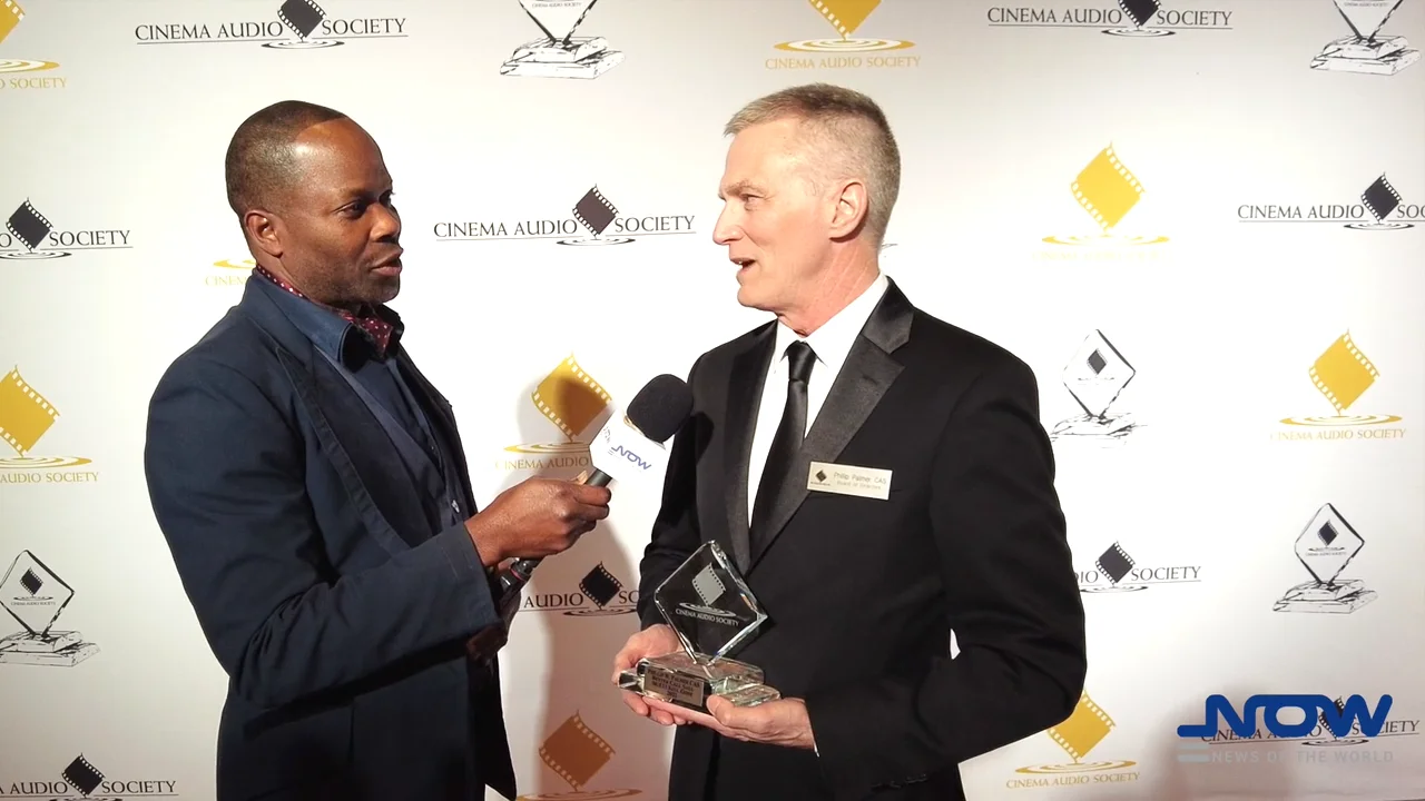 CAS AWARDS '23 winner PHILLIP W. PALMER with MICHAEL ADEGOKE NOW NEWS ...