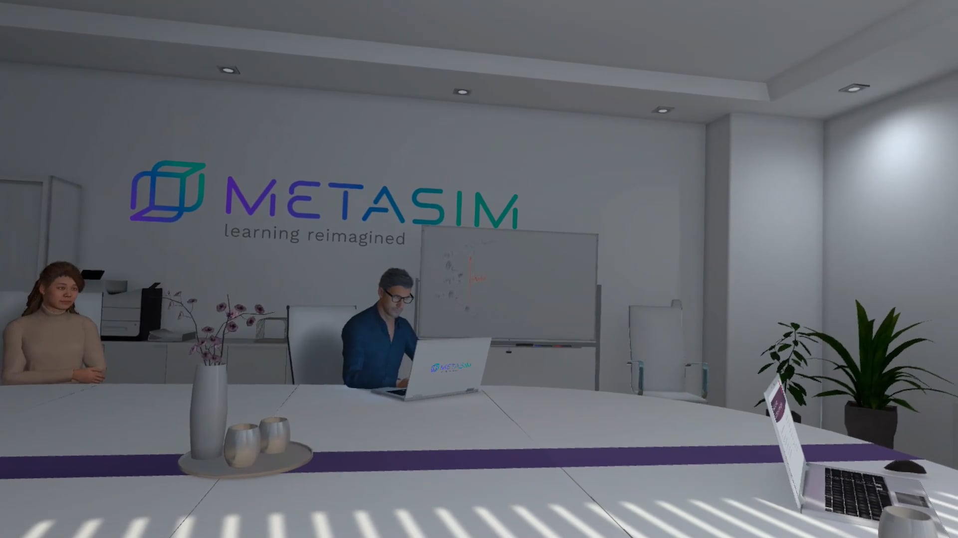 Metasim - Presenting to the executive committee - Live Headset Capture on Vimeo