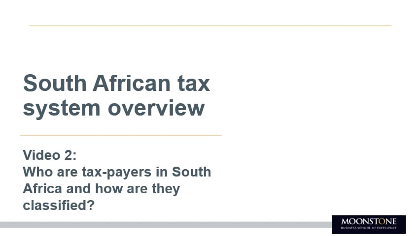 SA tax system overview 2 | Videos & Movies on Vimeo
