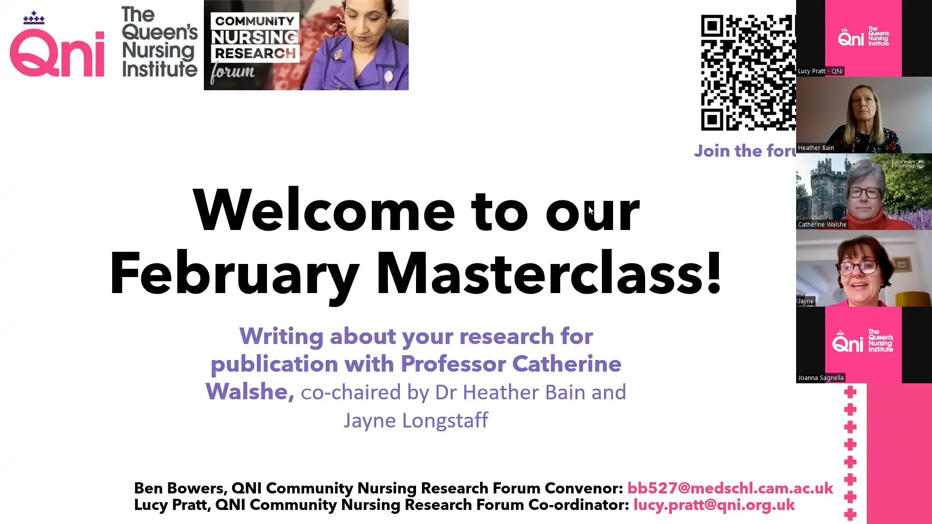 QNI Research Masterclass: Writing about your research for publication ...