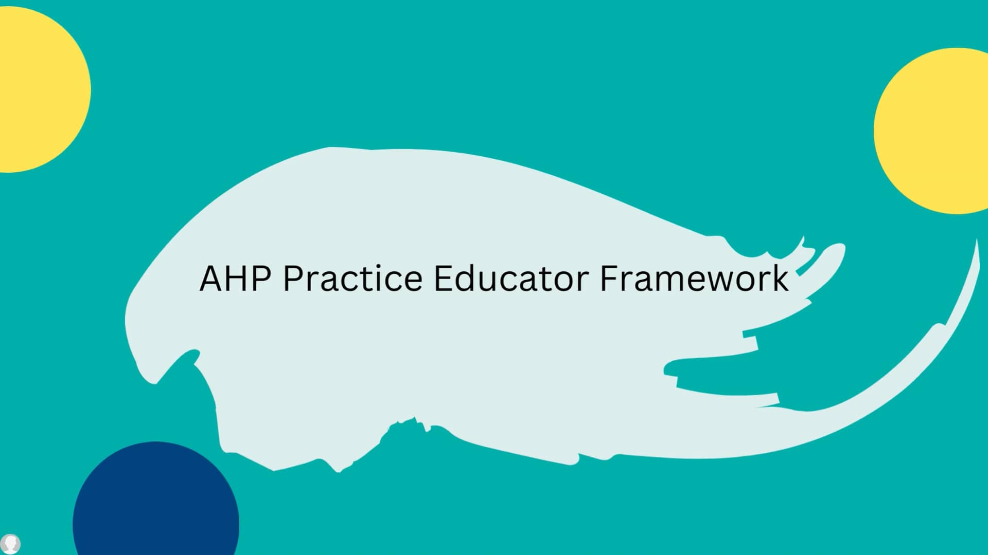 AHP Practice Educator Framework on Vimeo