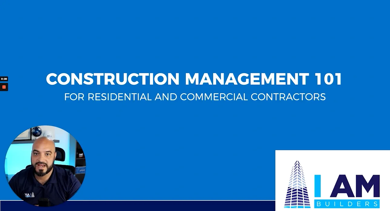 Construction Management 101-1 on Vimeo