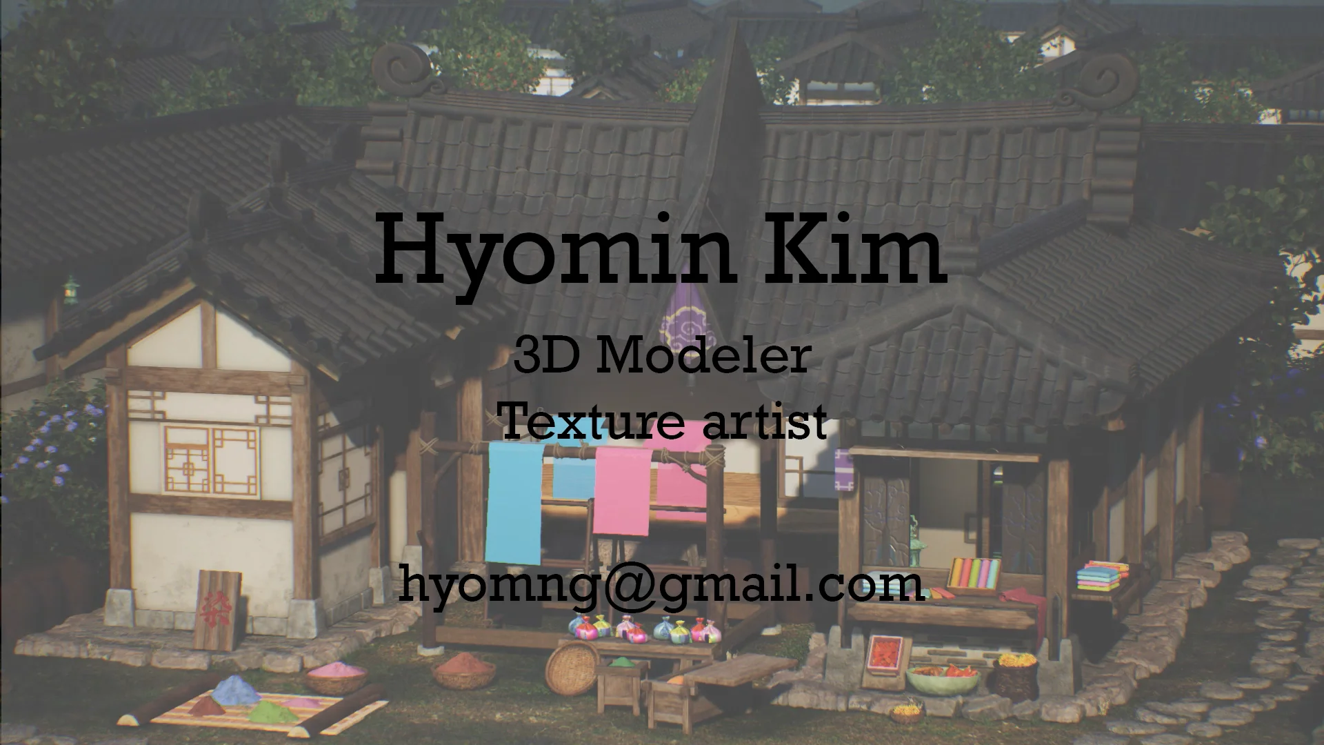 Hyomin Kim-Modeling & Texturing Demo Reel on Vimeo