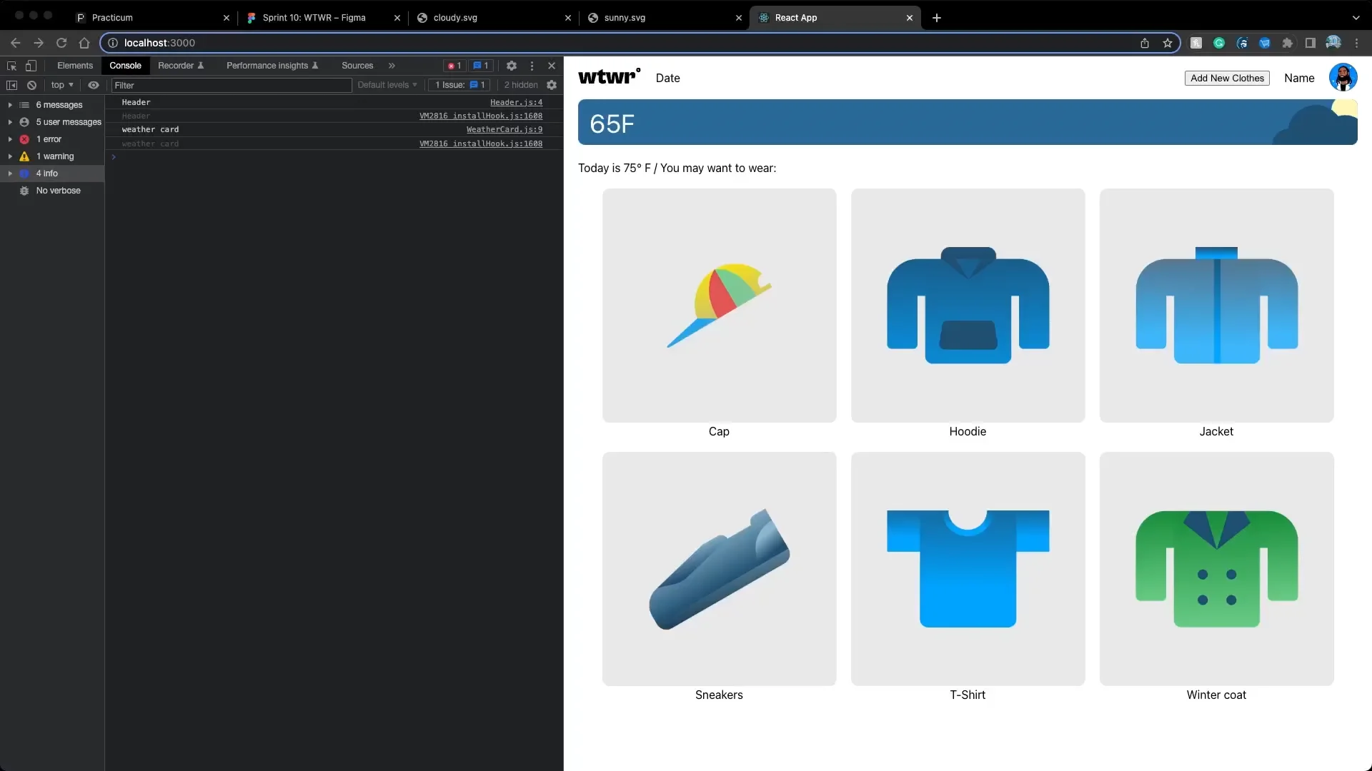 Project 10 (7/14) - Weather Temp Prop