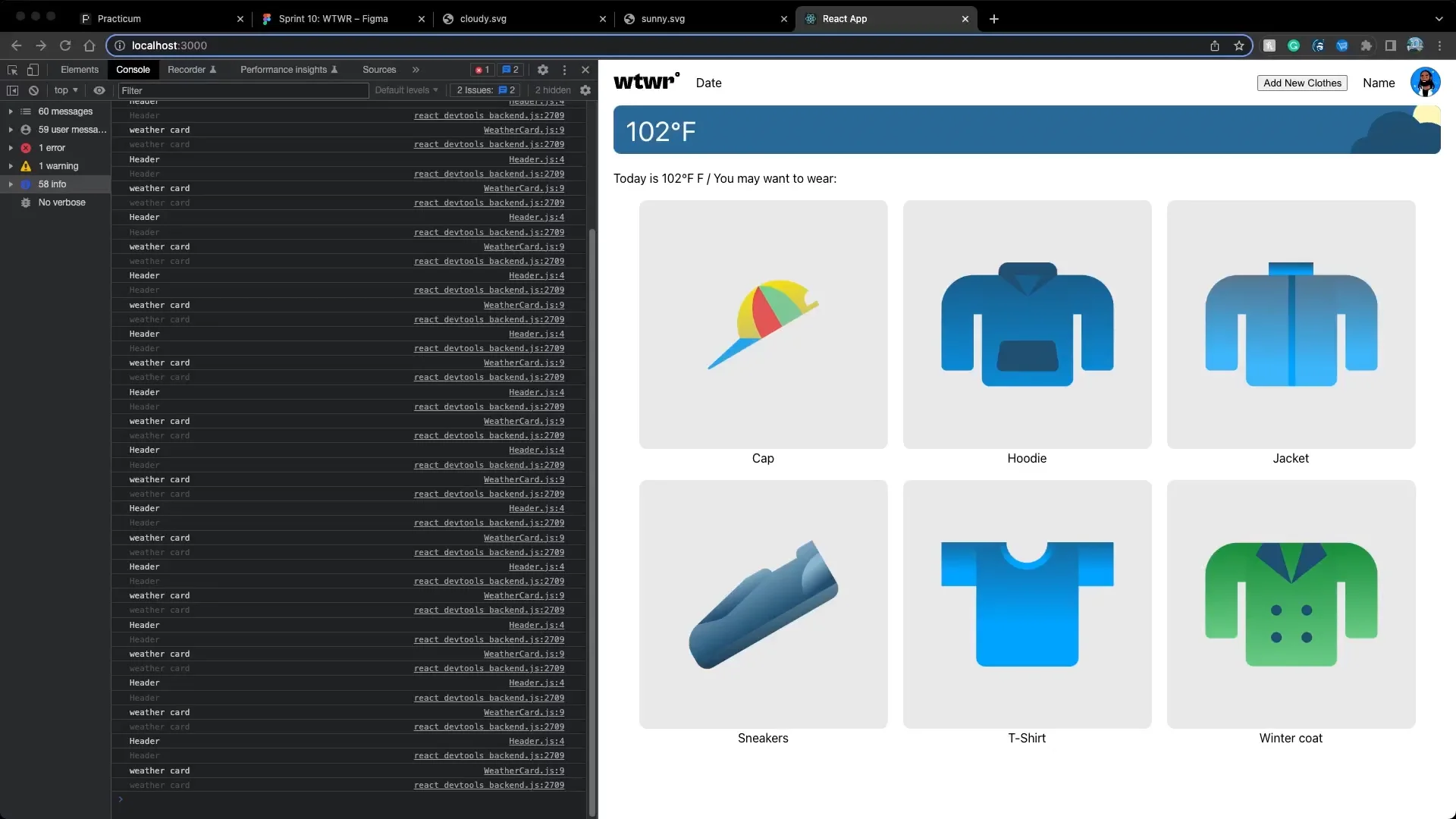 Project 10 (8/14) - Footer