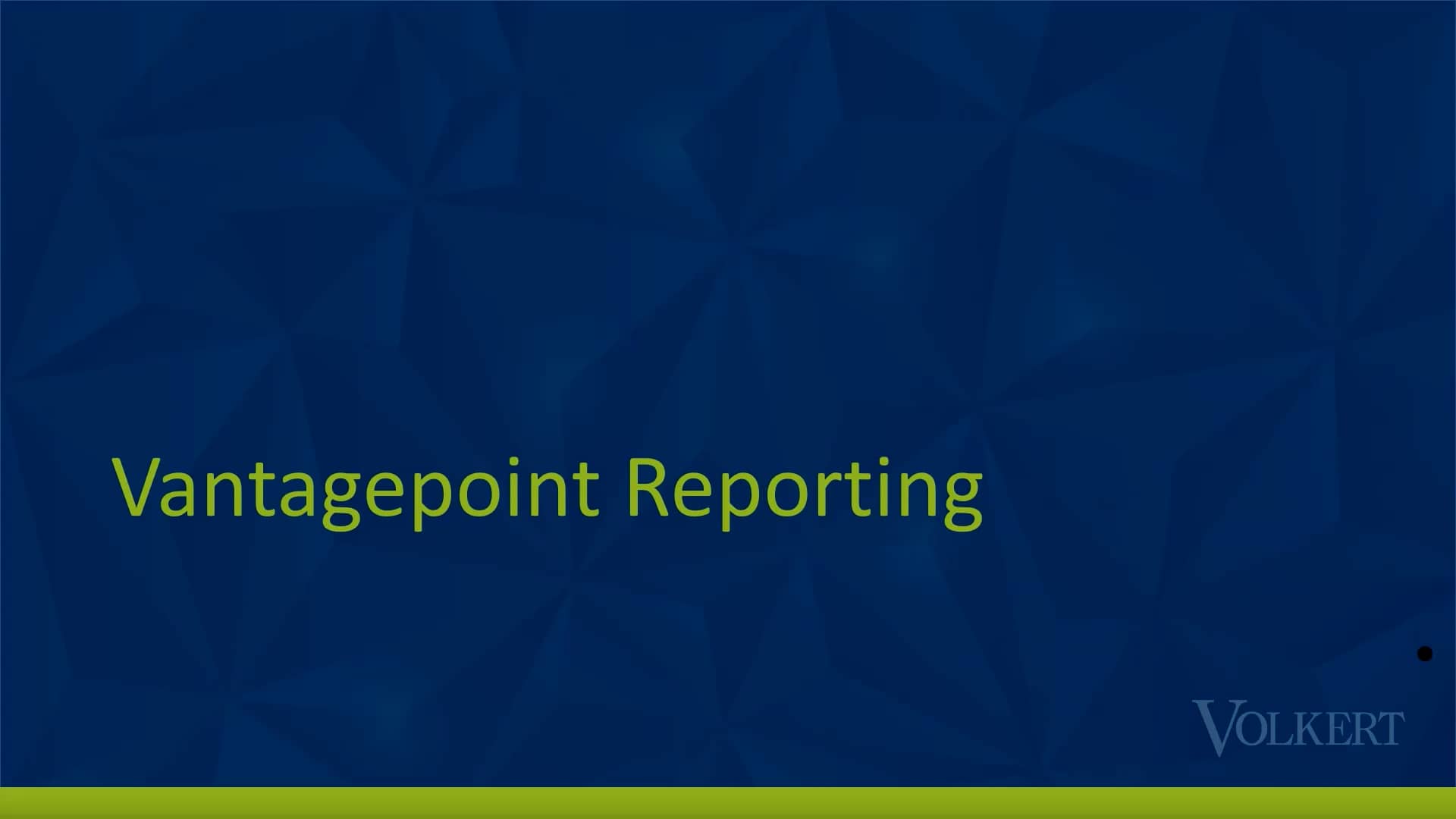 VP Reporting Training.mp4 on Vimeo