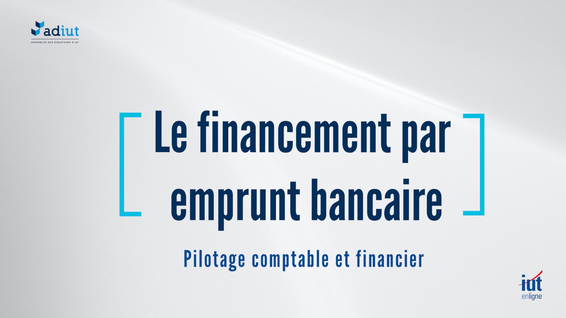 Le financement par emprunt bancaire