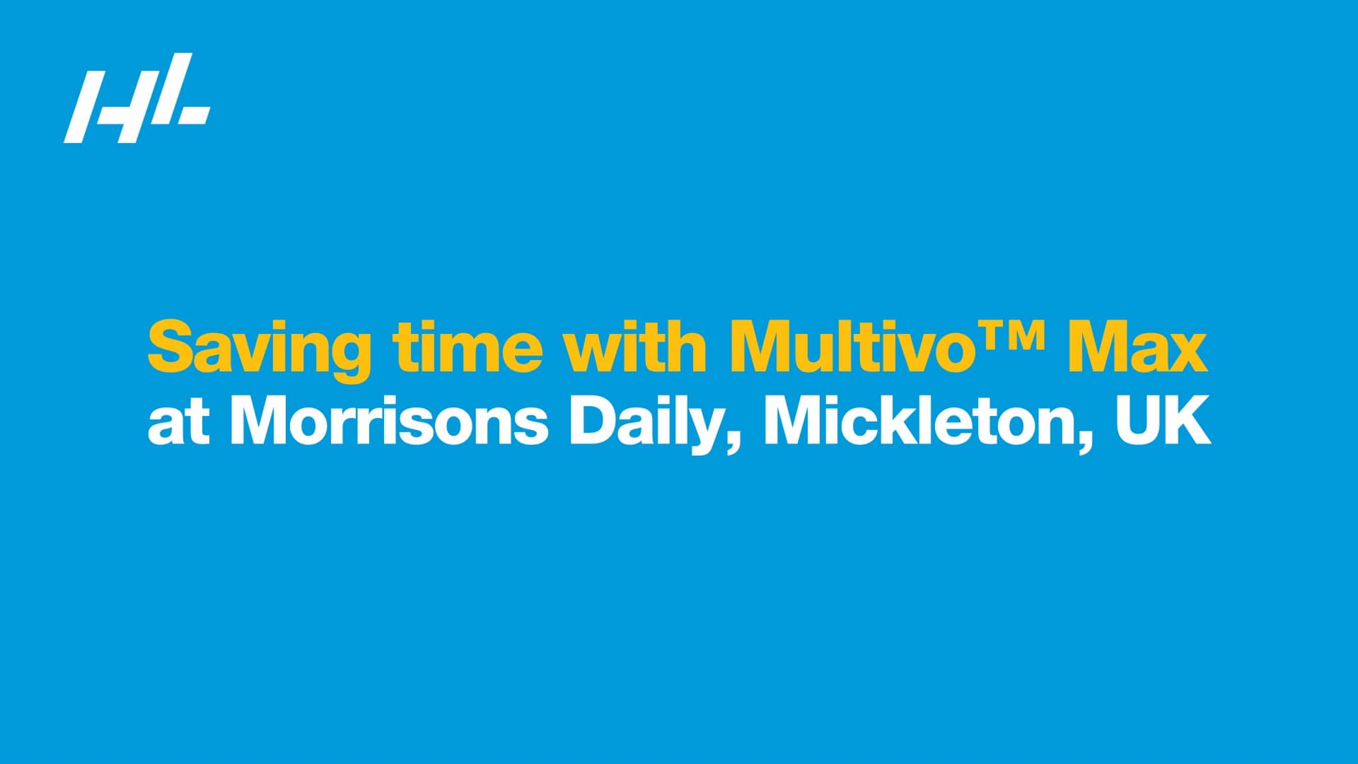 Saving time with Multivo™ Max at Morrisons Daily, Mickleton, UK on Vimeo