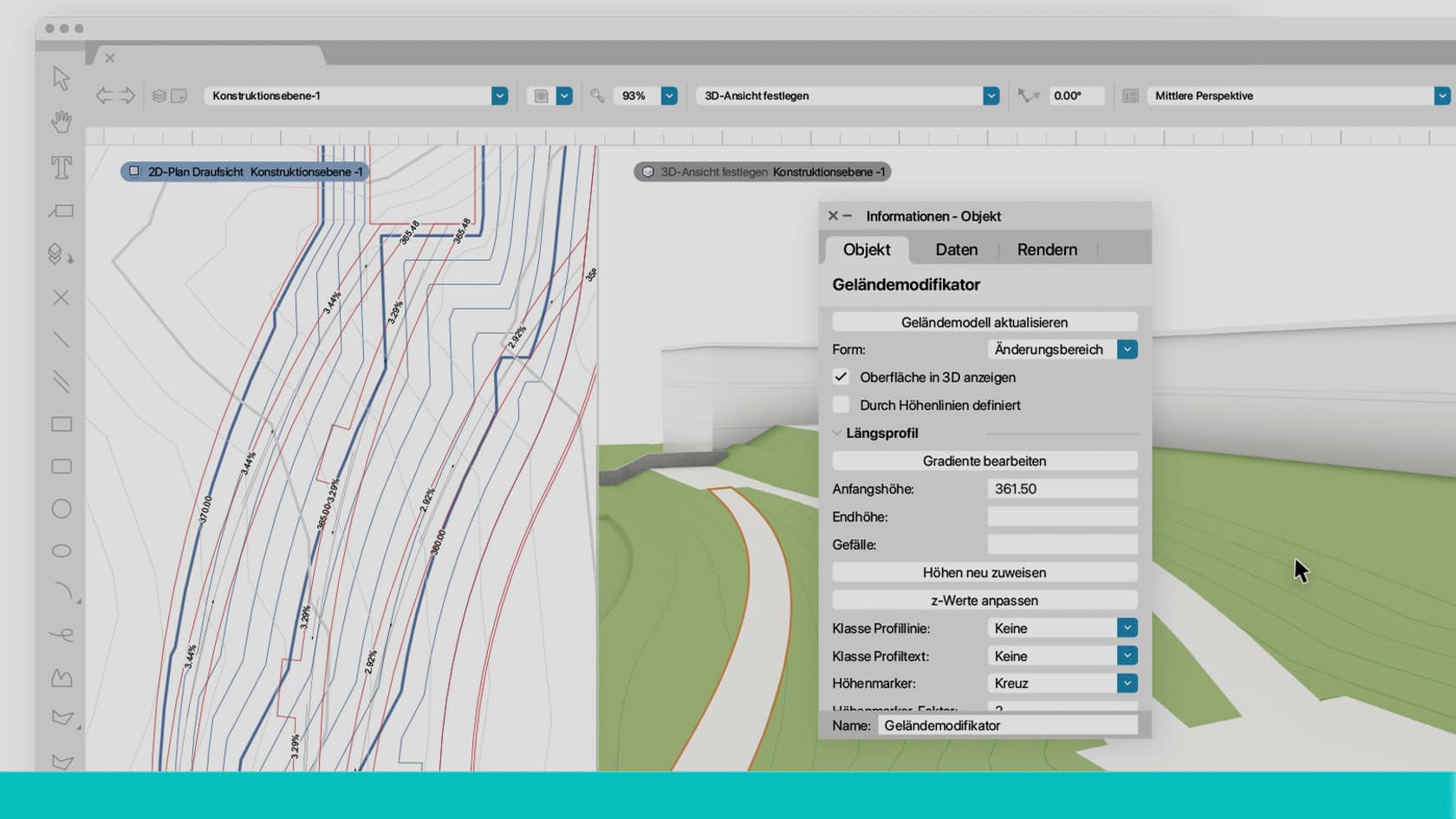 Gelände flexibel modellieren im neuen Vectorworks 2023 on Vimeo