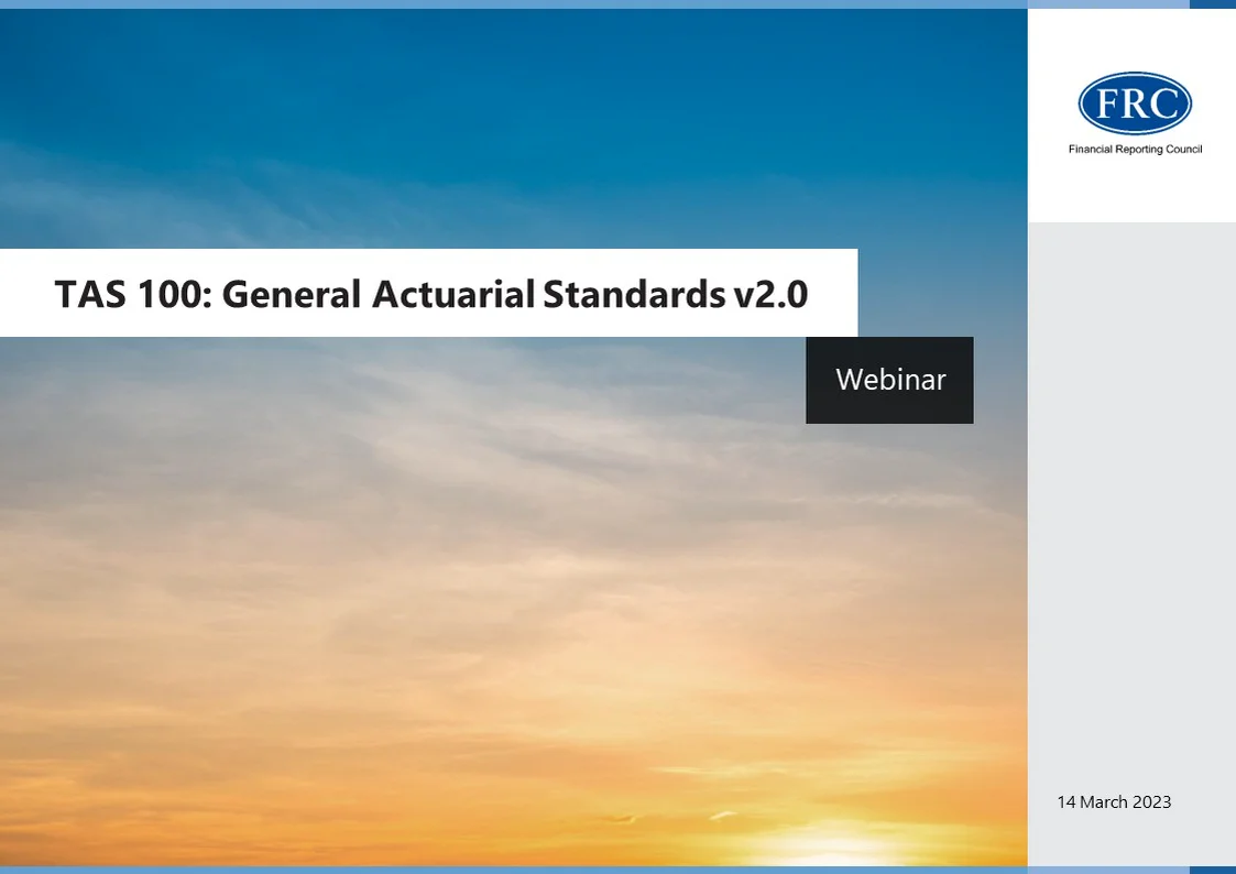 TAS 100 Version 2.0 Webinar on Vimeo