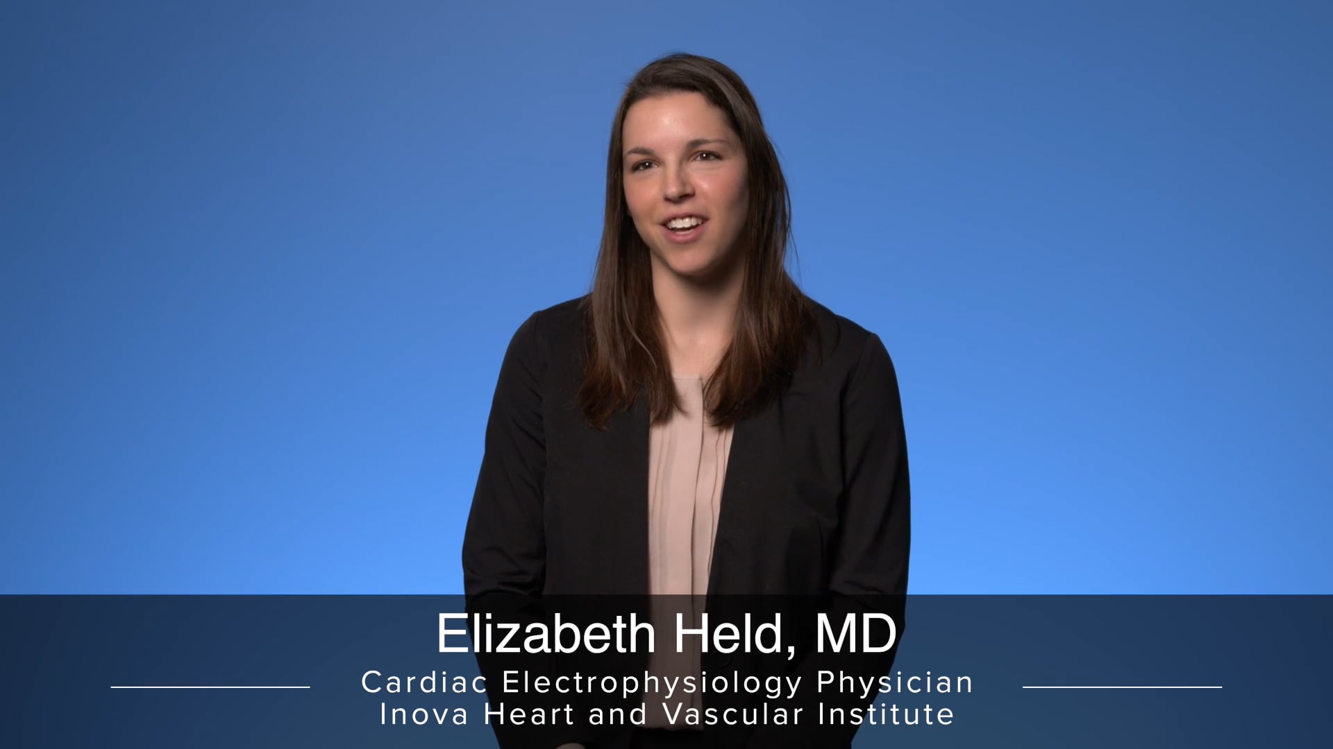 Meet Dr. Elizabeth Held, MD with Inova Arrhythmia on Vimeo