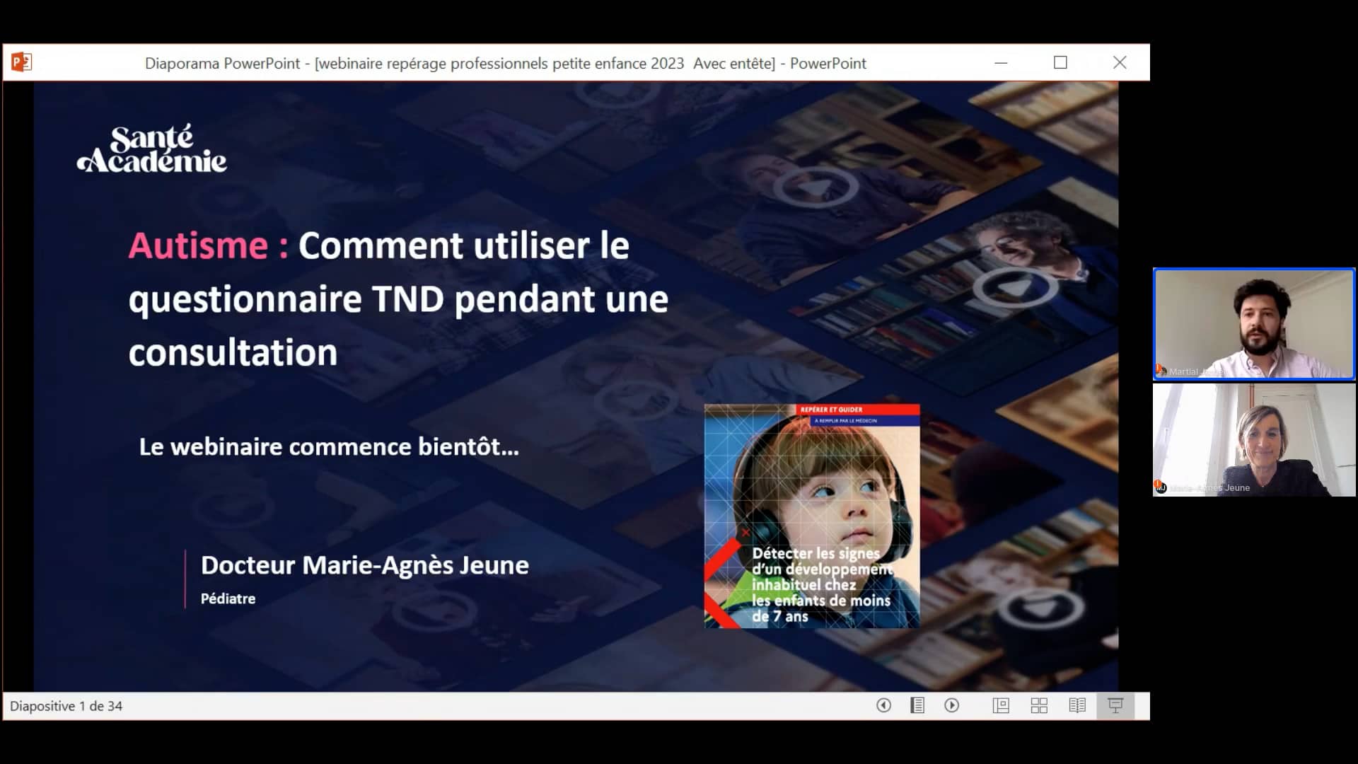 Webinaire Autisme - Détection précoce de l’autisme : comment utiliser la brochure de repérage ...