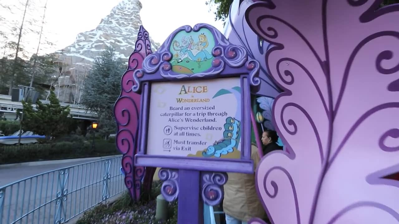 Alice in Wonderland (Full Ride _ HD Front Seat POV) - Disneyland CA.mp4 ...